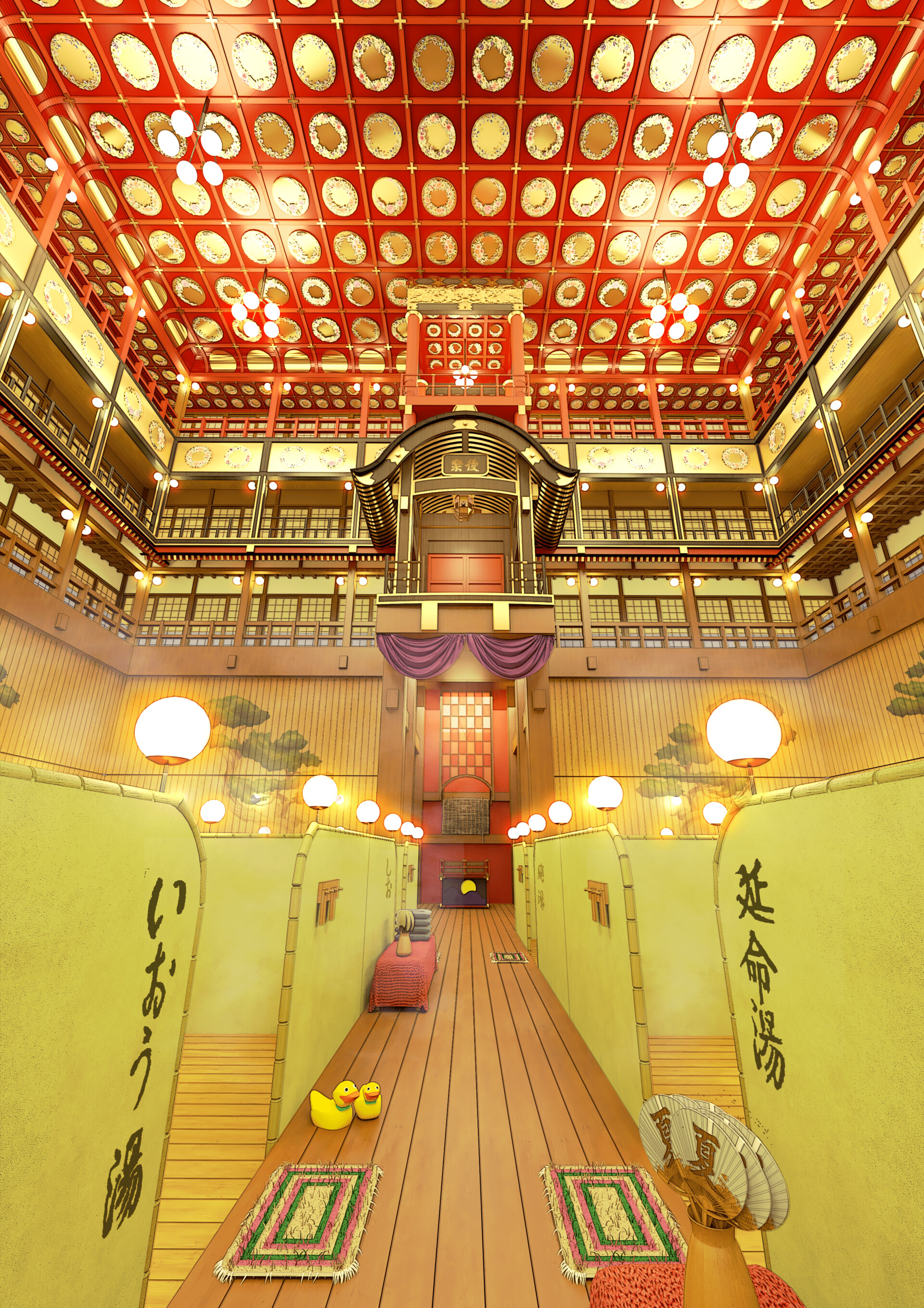 Spirited Away Bath House