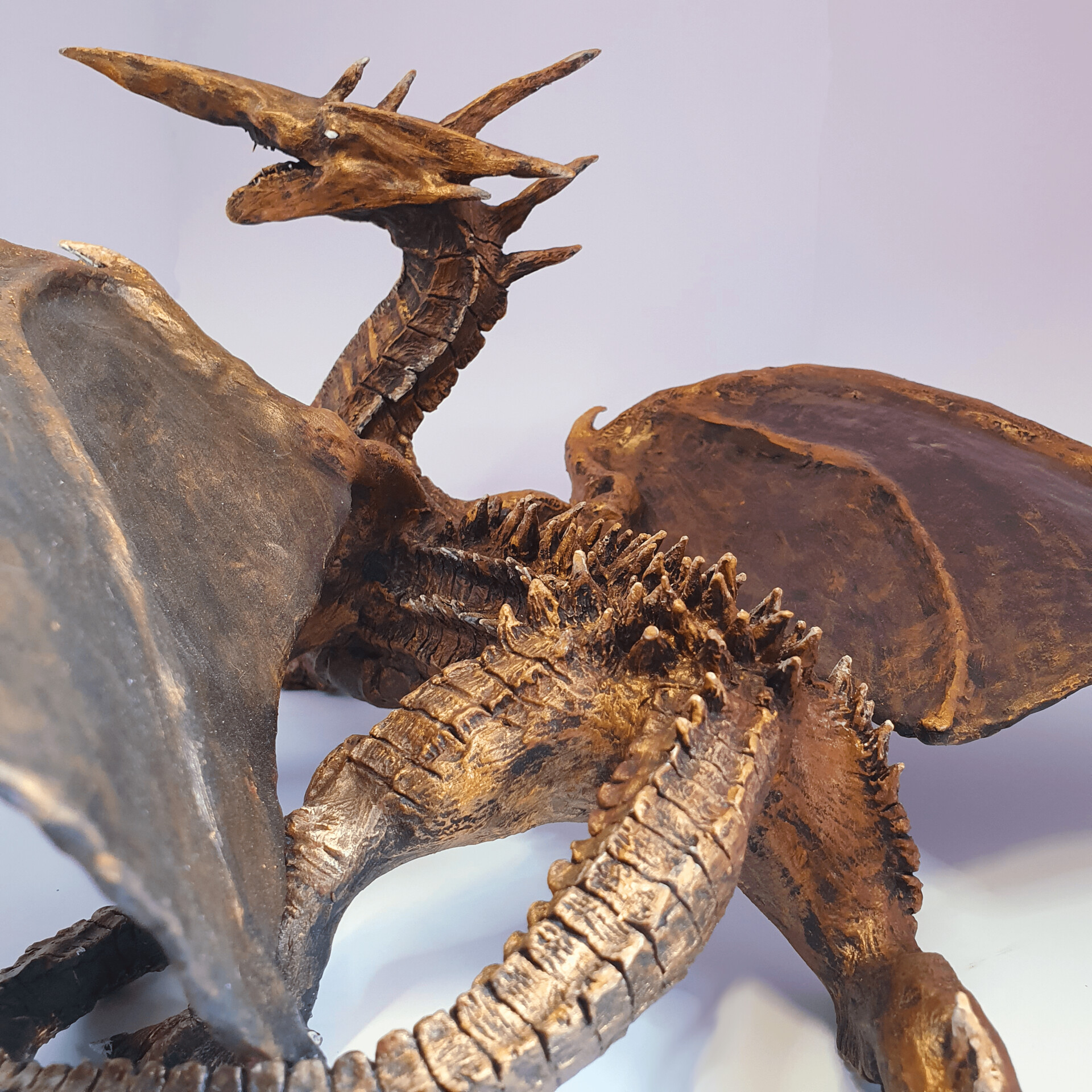 ArtStation - Gold Dragon Sculpture