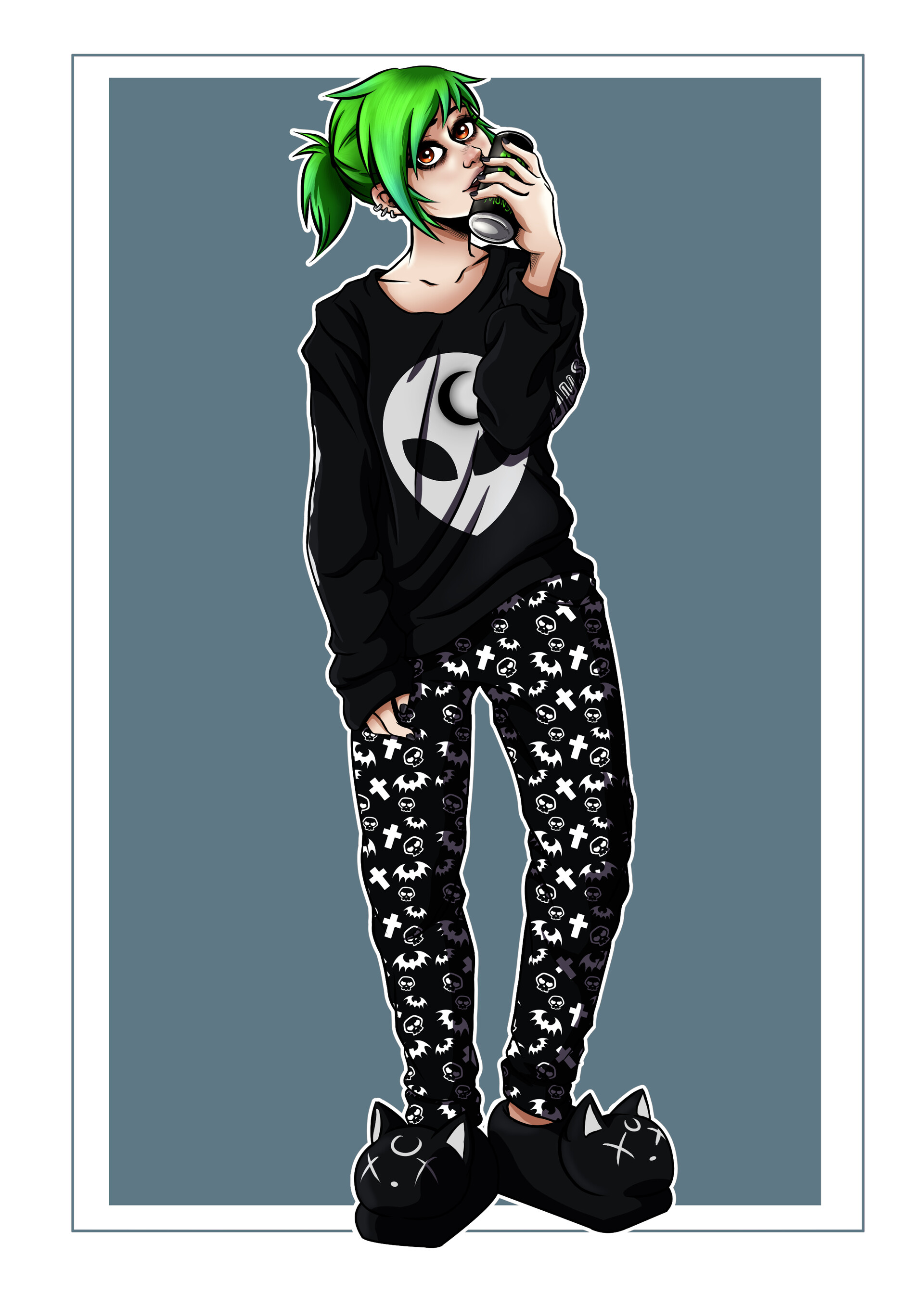 ArtStation - Lockdown Self-Portrait