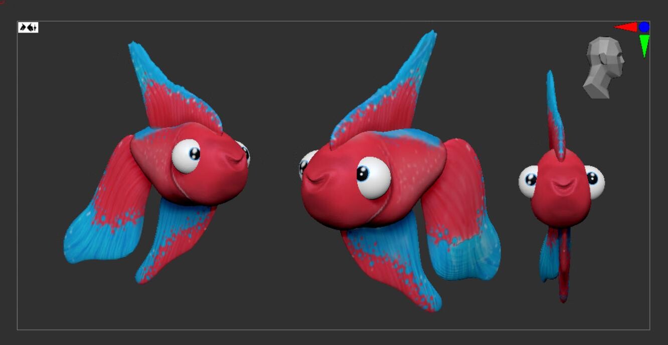 ArtStation - Cartoon Fish