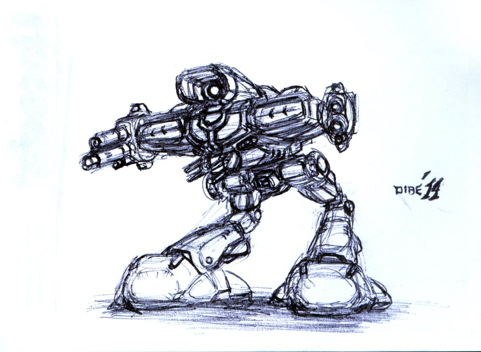 ArtStation - Orguss Chiram "Ishkick" Walker Mecha