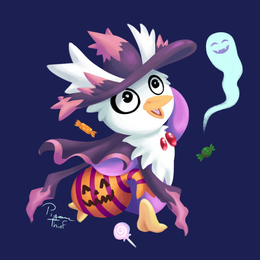 ArtStation - Halloween Delibird