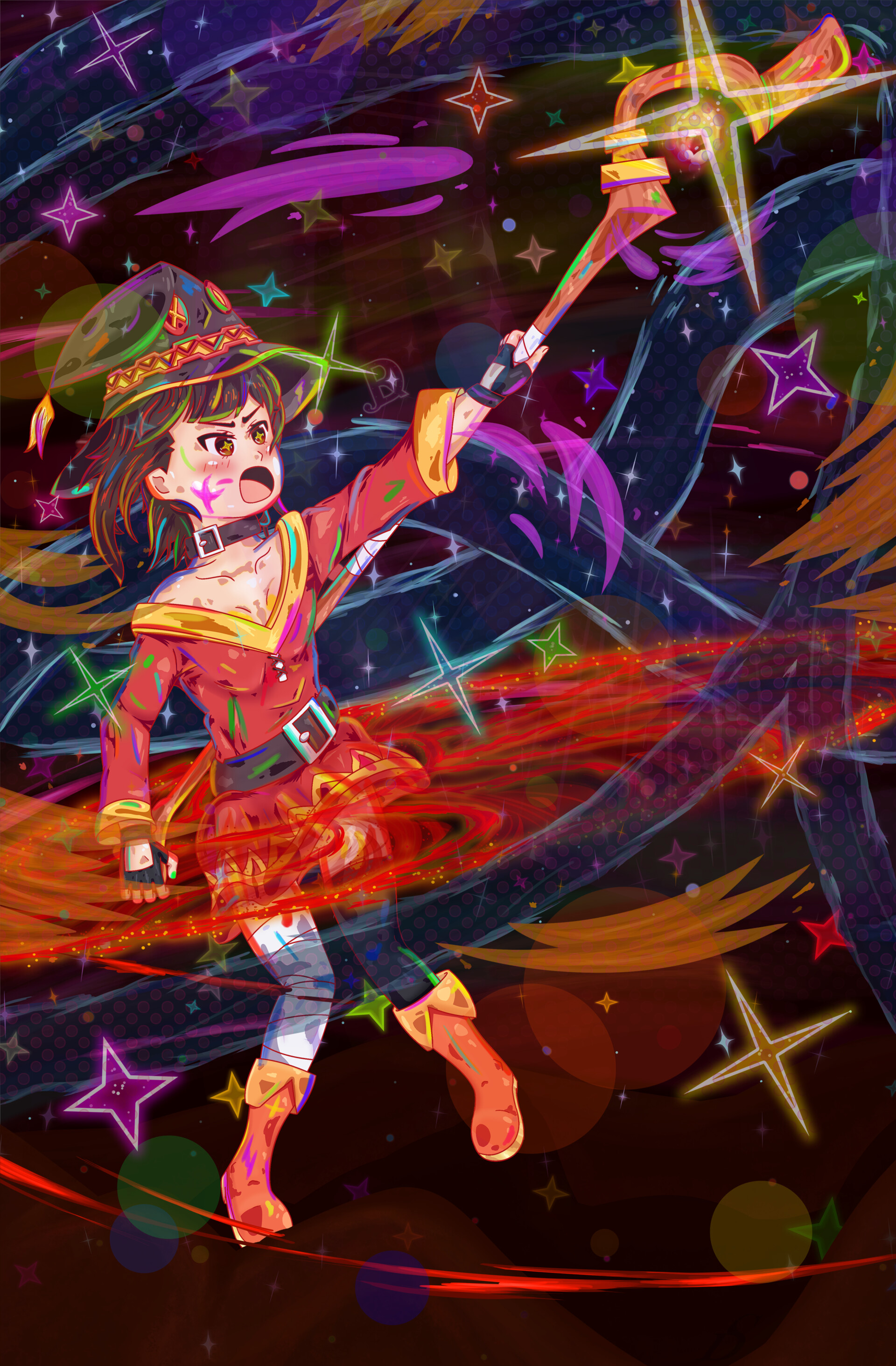 ArtStation - Color EXPLOOOOSION! (Megumin: Konosuba)