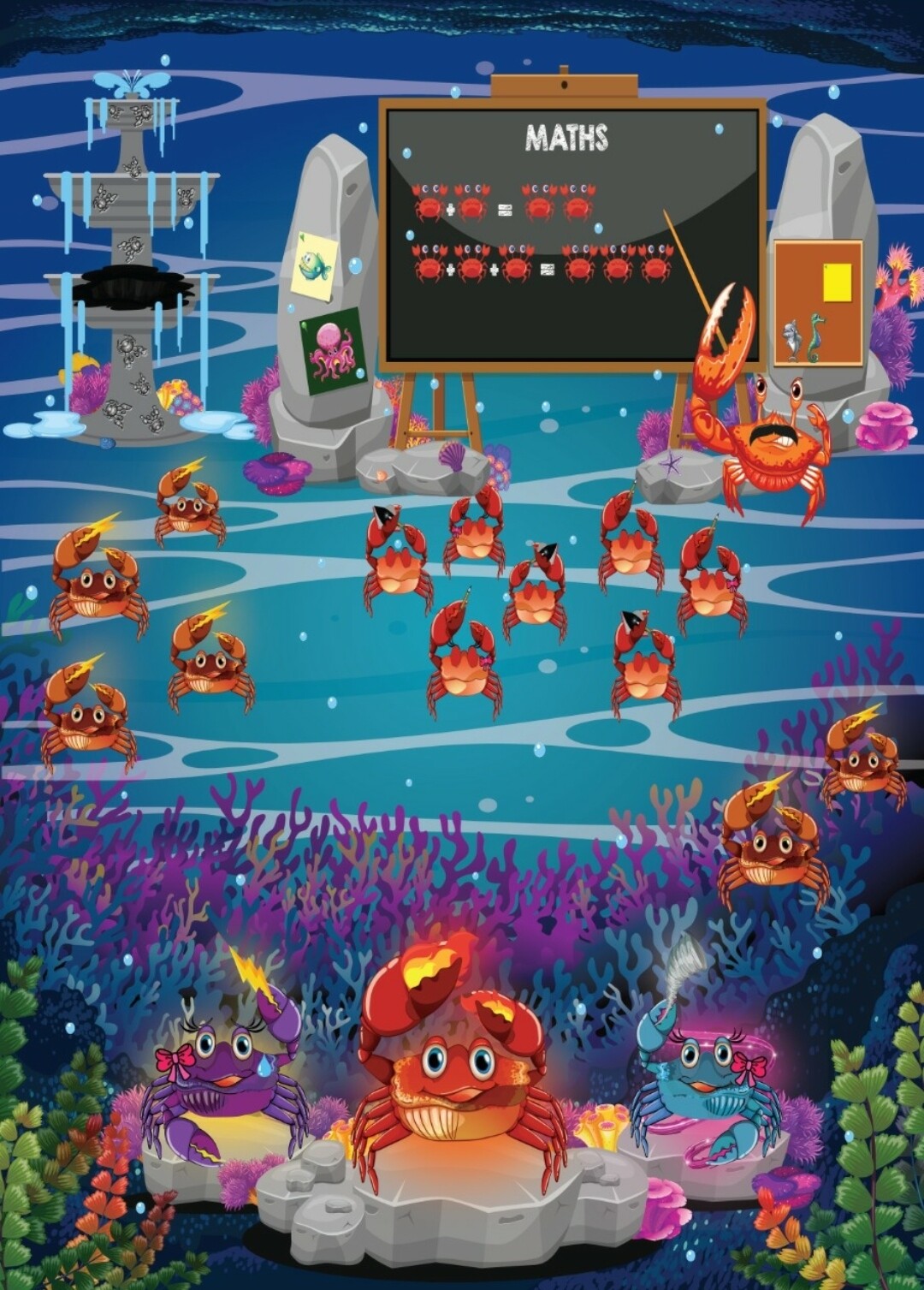 ArtStation - Magical Crab School