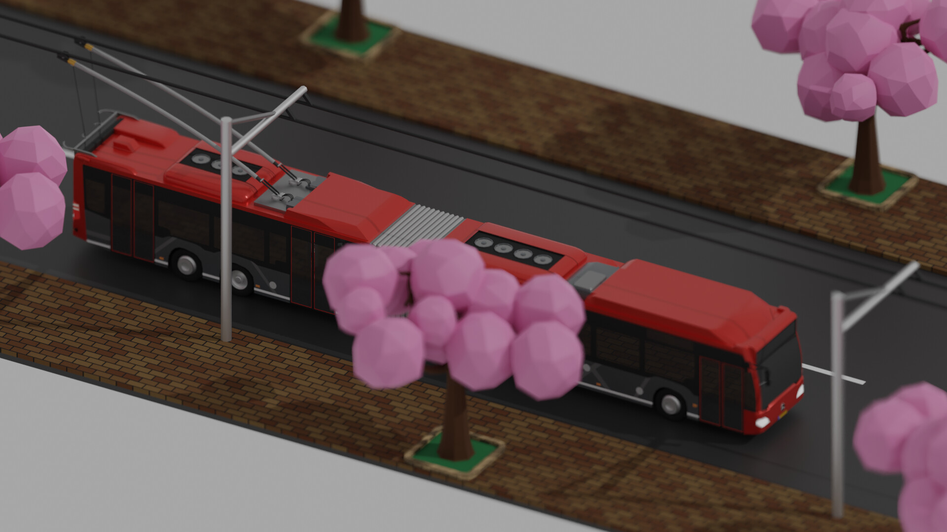 ArtStation - Citaro Capacity Trolleybus Concept