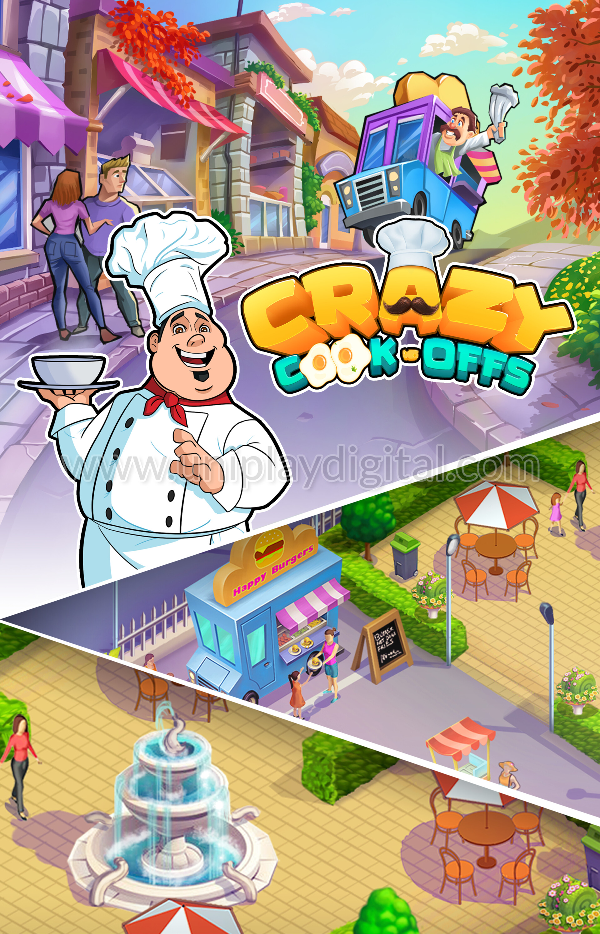 Uniplay Digital - Crazy CookOff - Game Art
