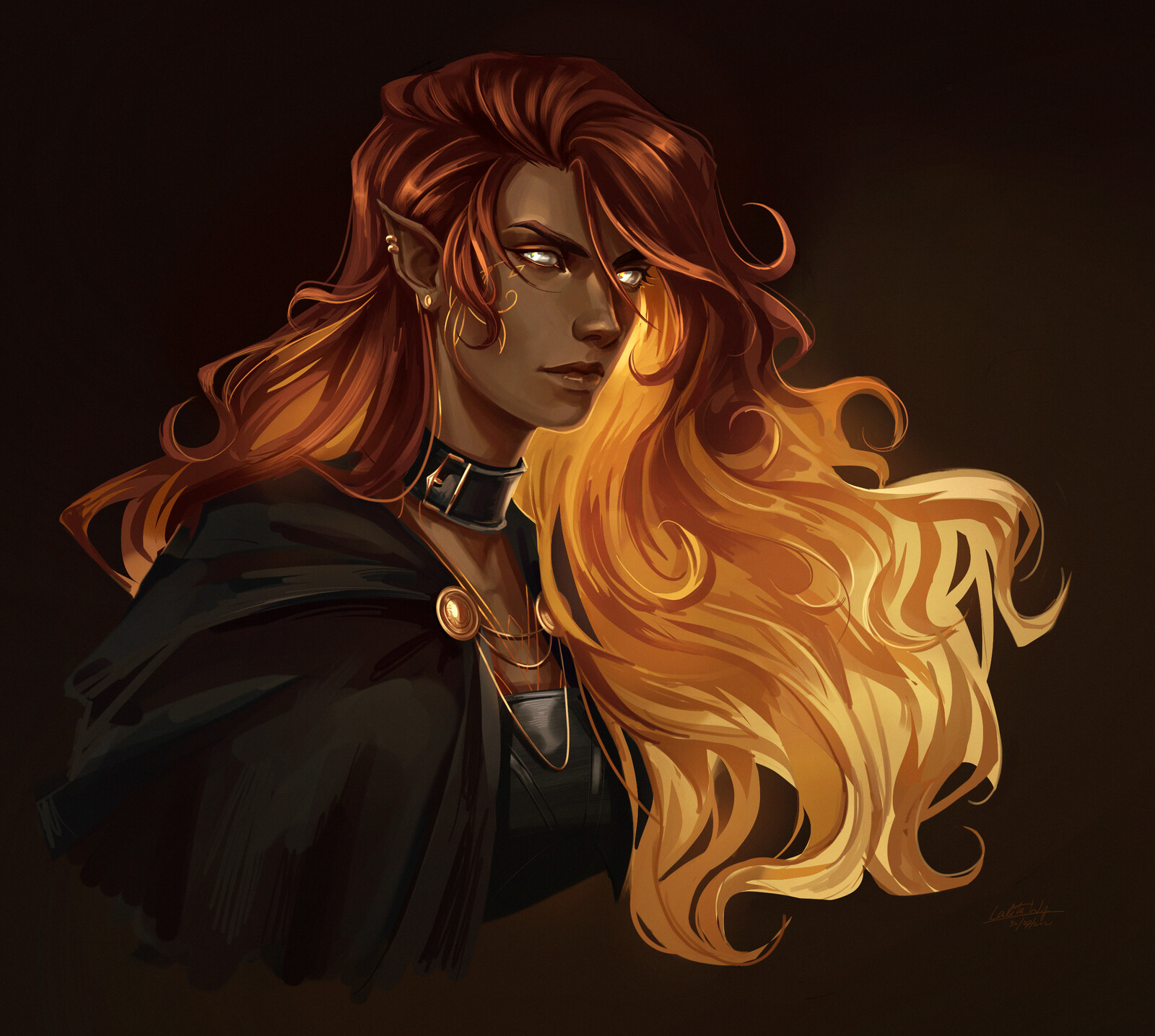 Lalita Wip - Dorian and Fy'ra Fanart (EXU)