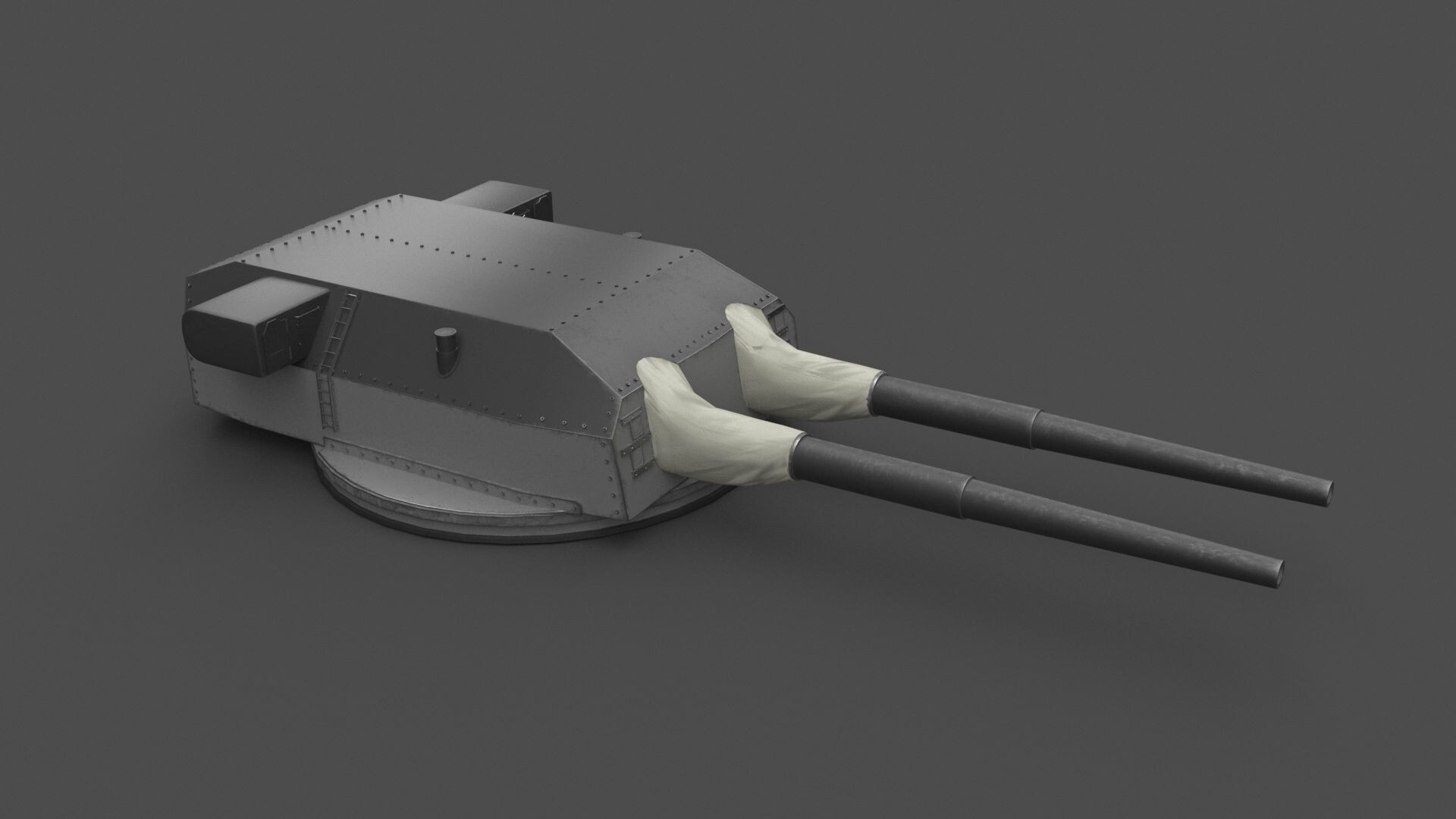 ArtStation - 38 cm SK C34 naval gun