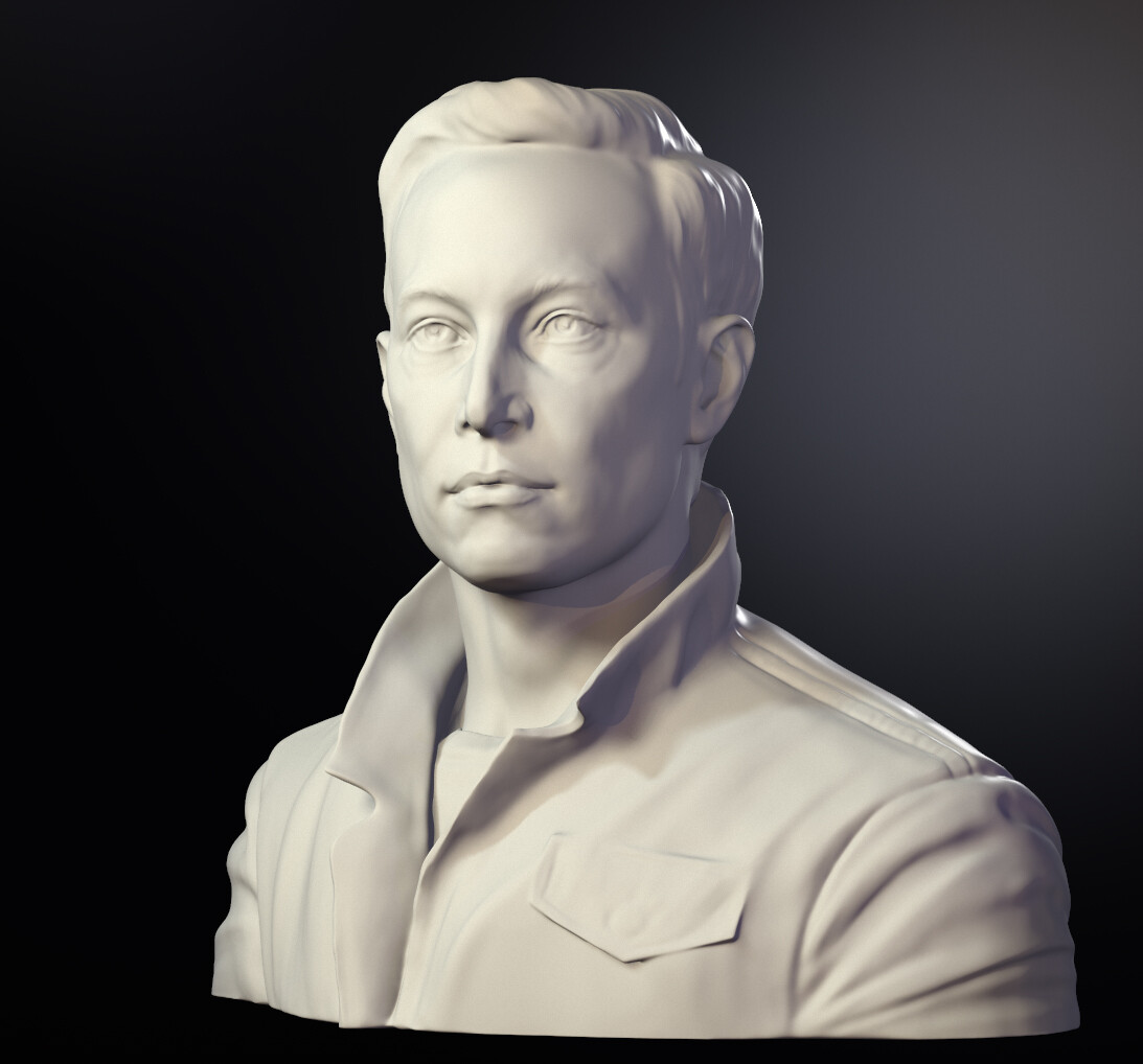 ArtStation - Elon Mask