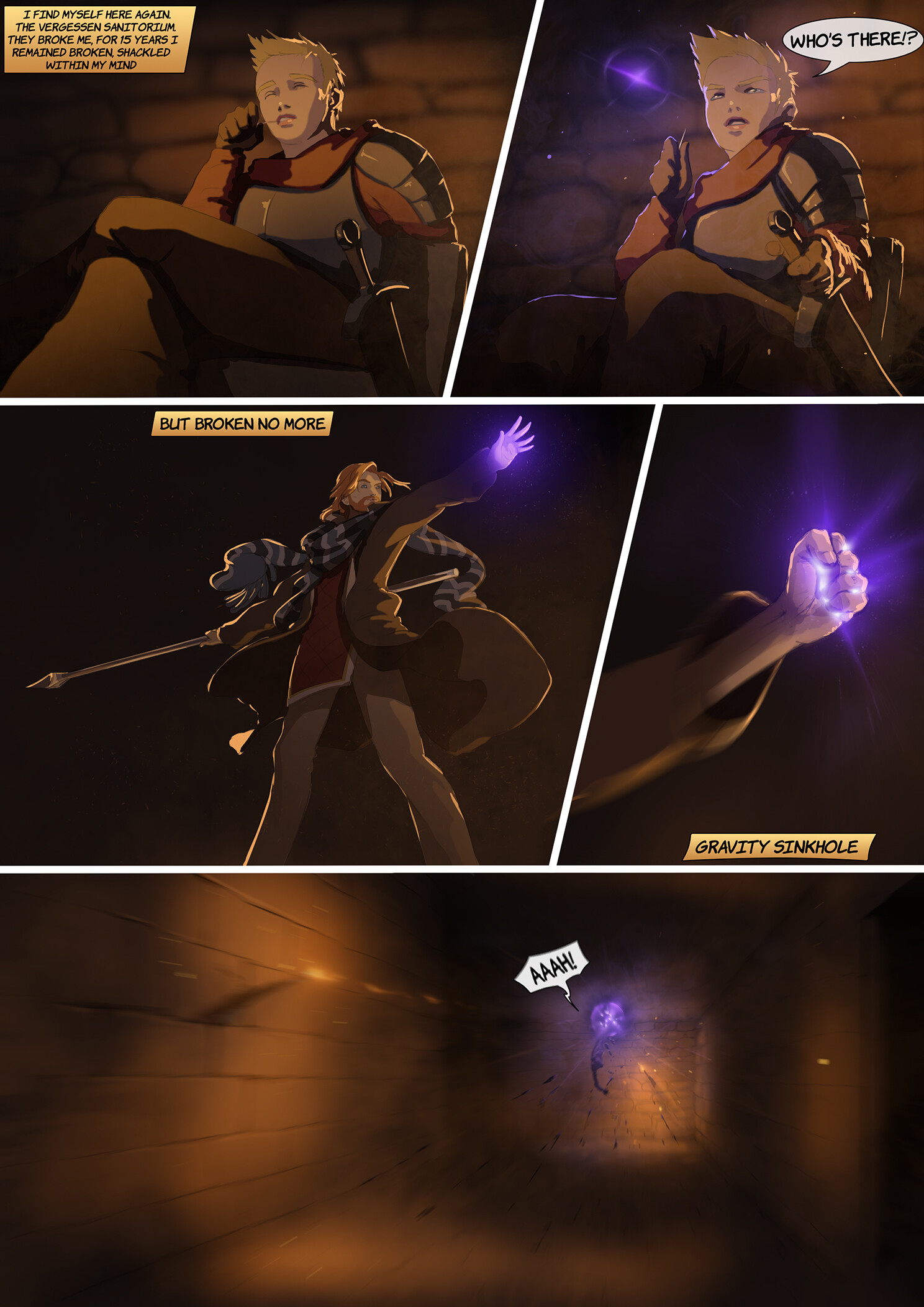 Kevin A Silva - Critical Role Fanart Comic & Time-Lapse - Caleb returns ...