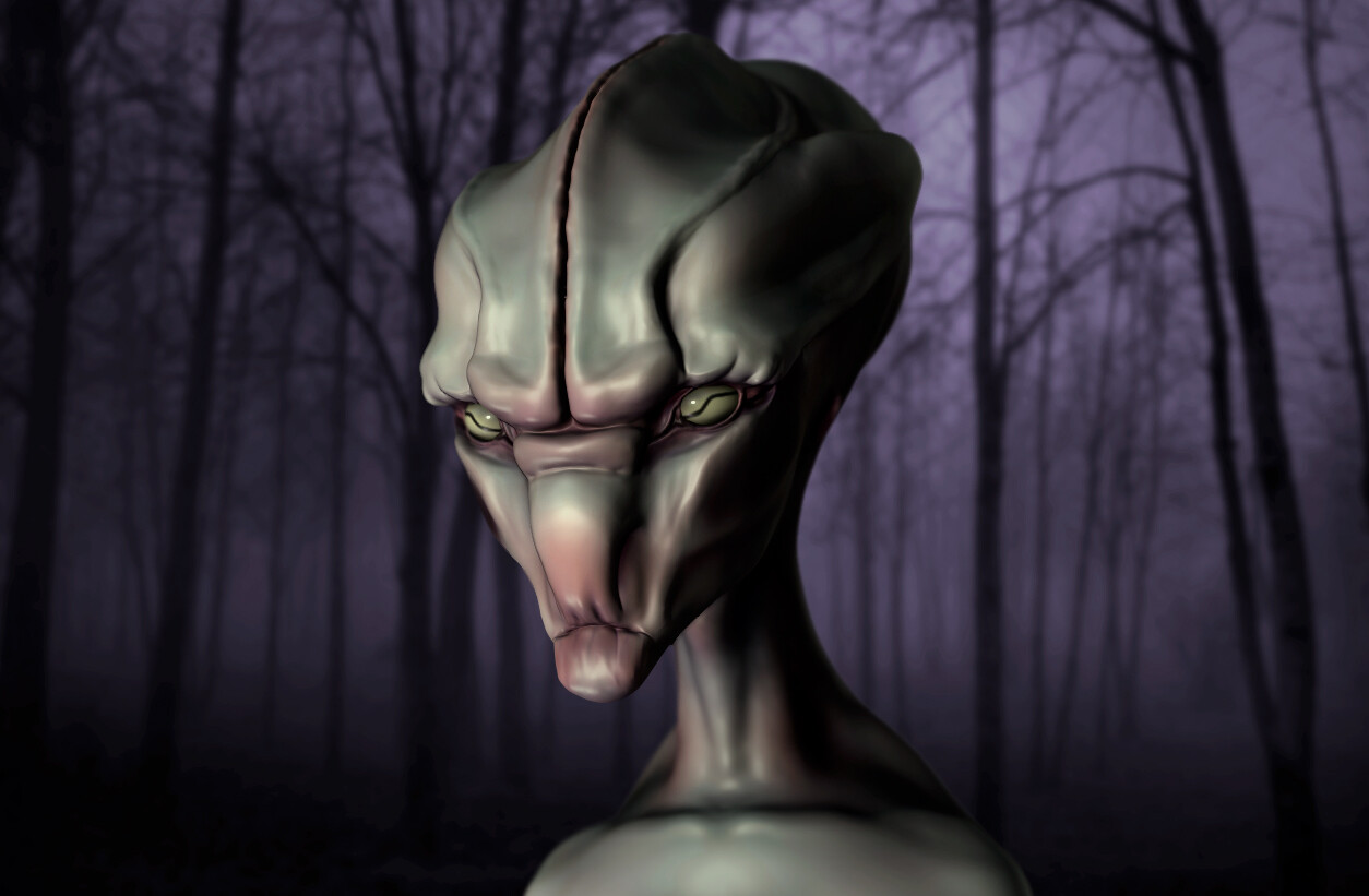 ArtStation - 3D alien