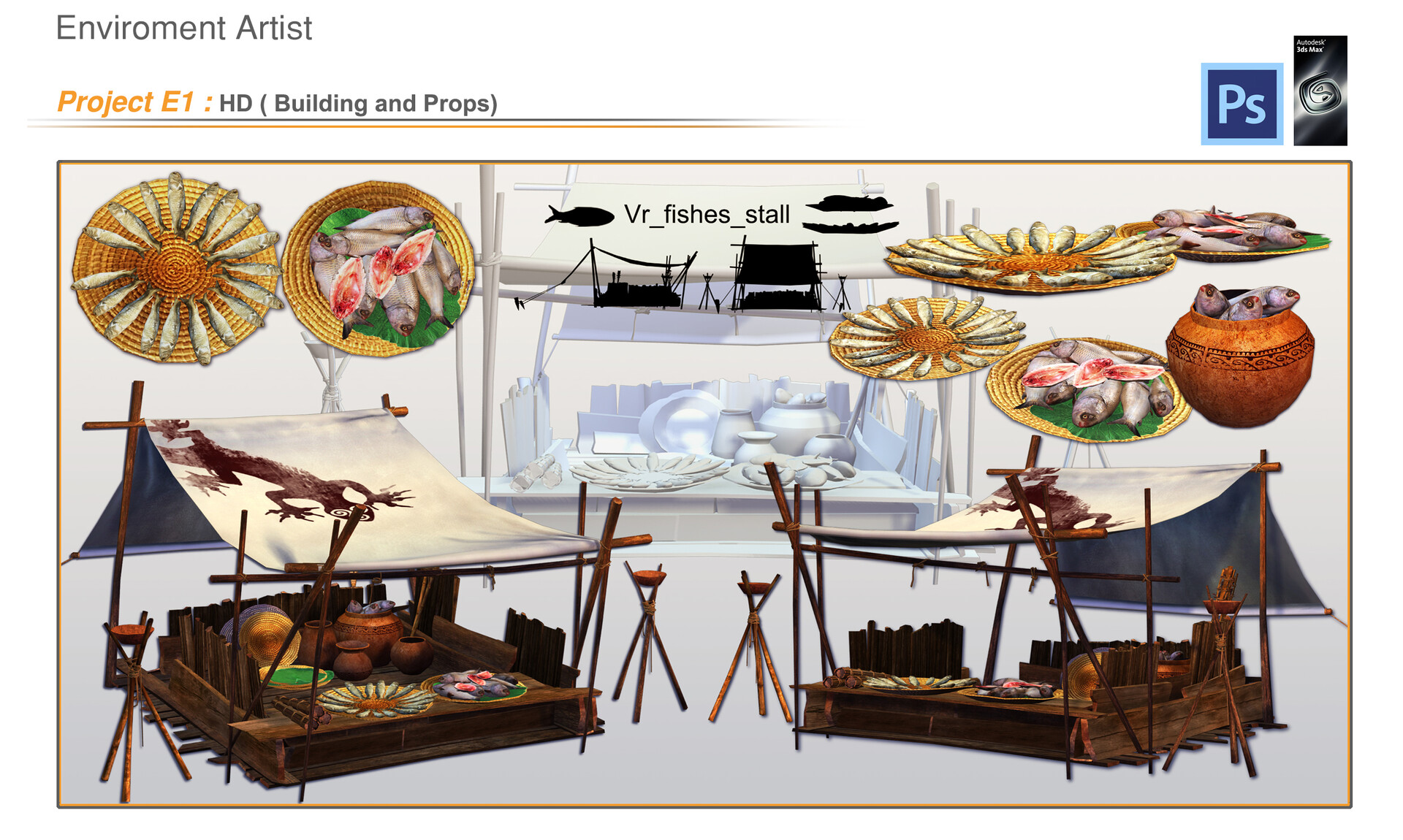 ArtStation - Market - Stall