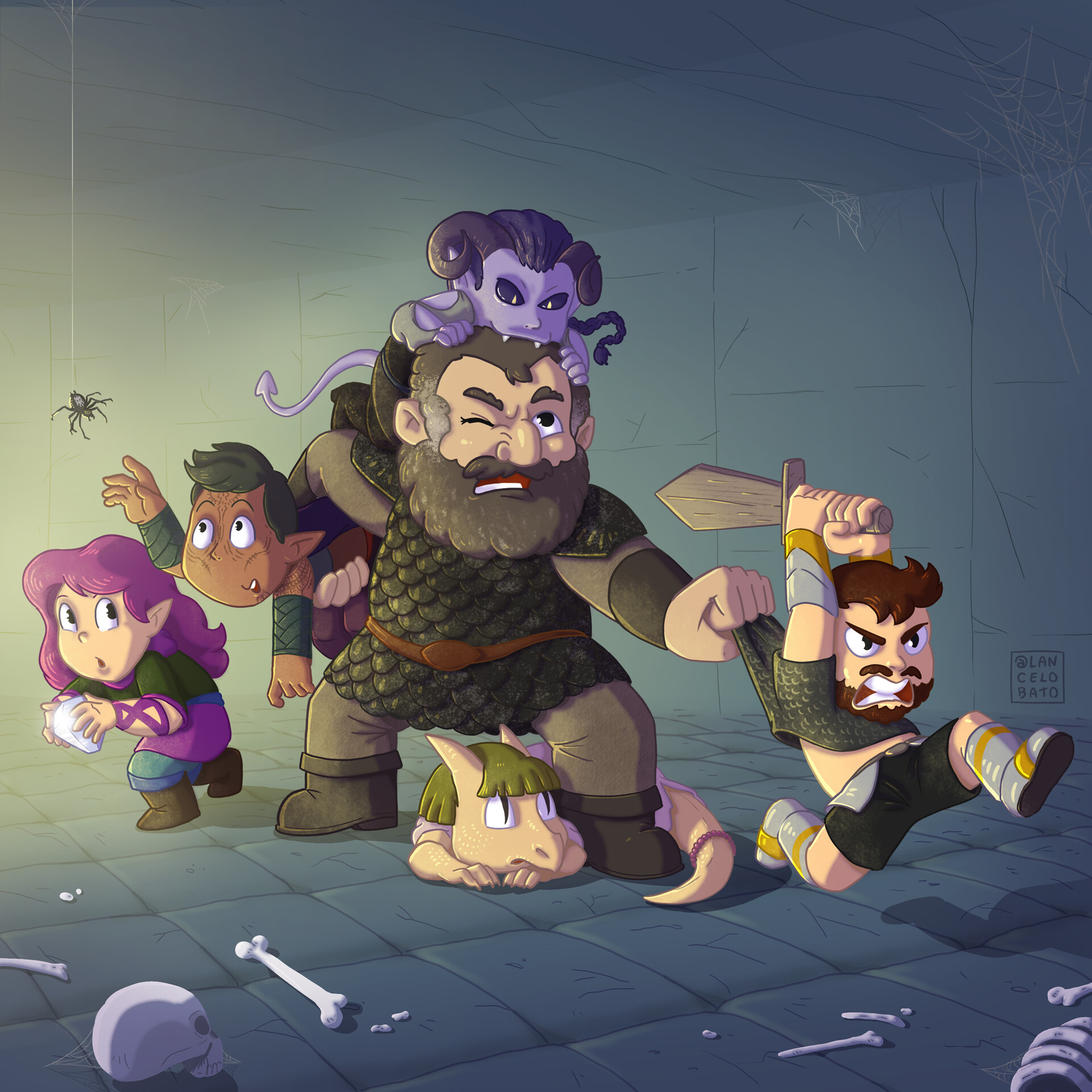 ArtStation - DnD party