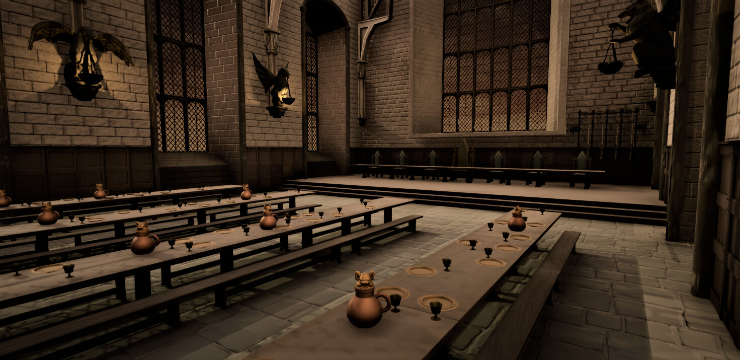 ArtStation - Harry Potter's Dining Hall
