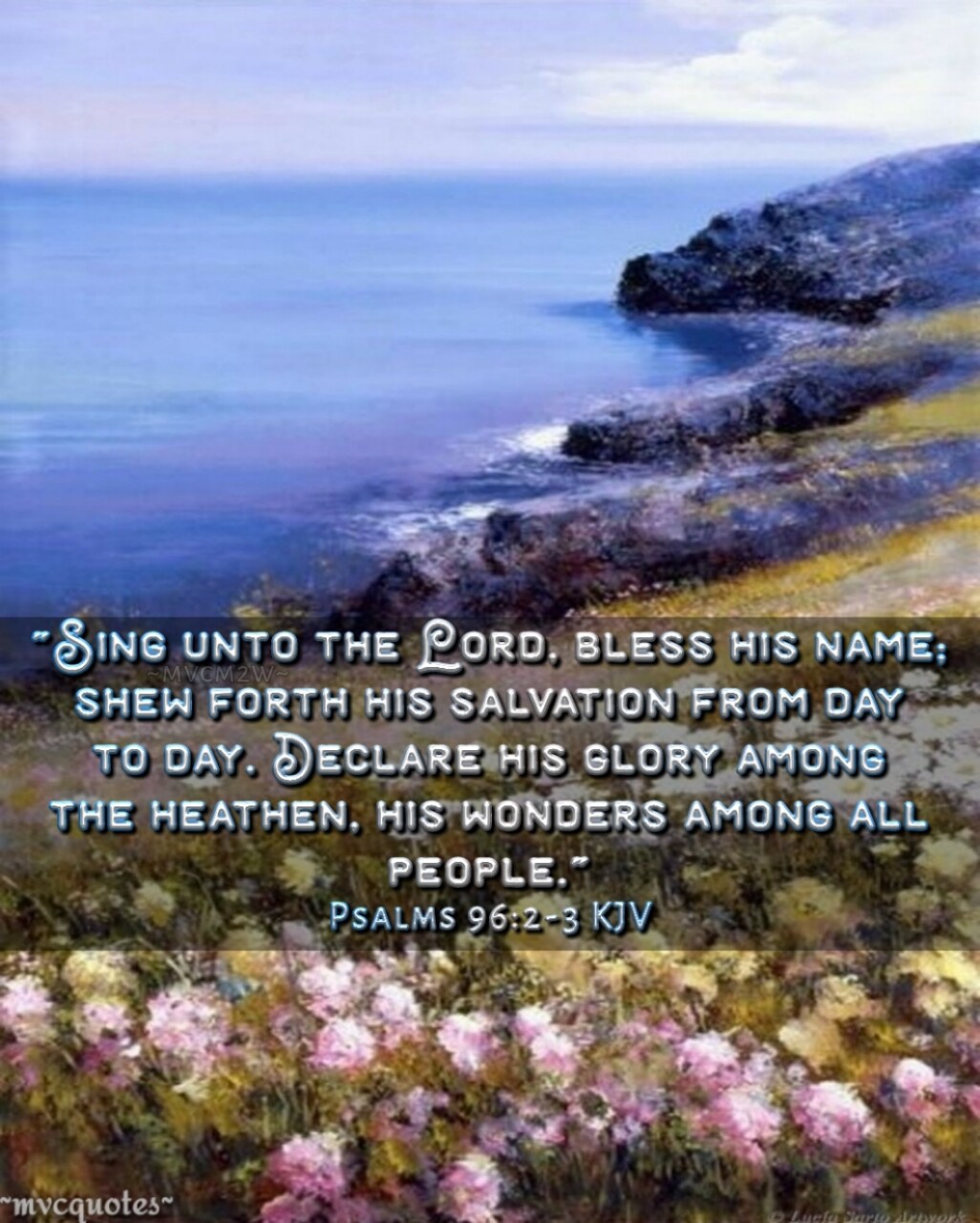 KJV Bible Quotes Psalms 96 2 3 KJV Bible Quotes Psalms 96 2 3