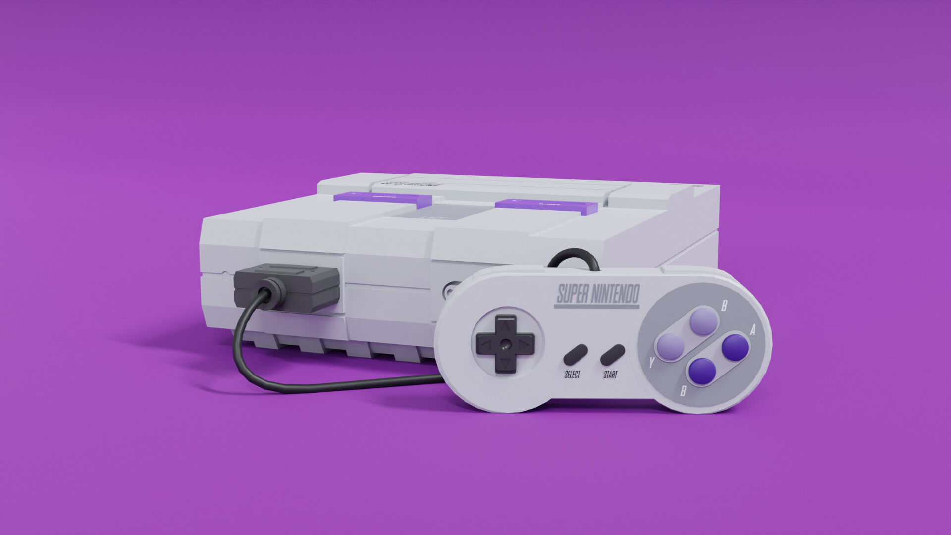 ArtStation - Super Nintendo Entertainment System
