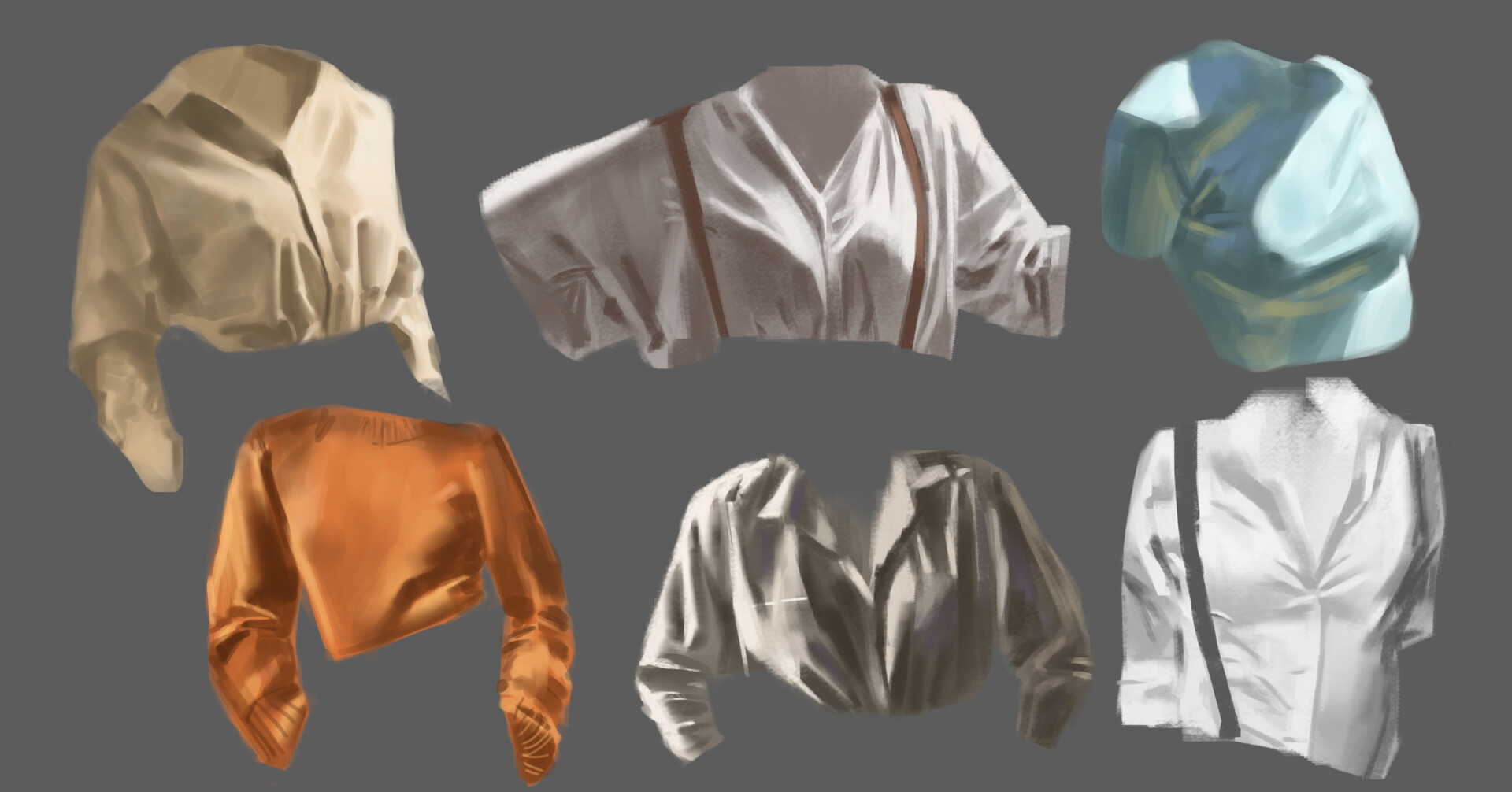 ArtStation - cloth study