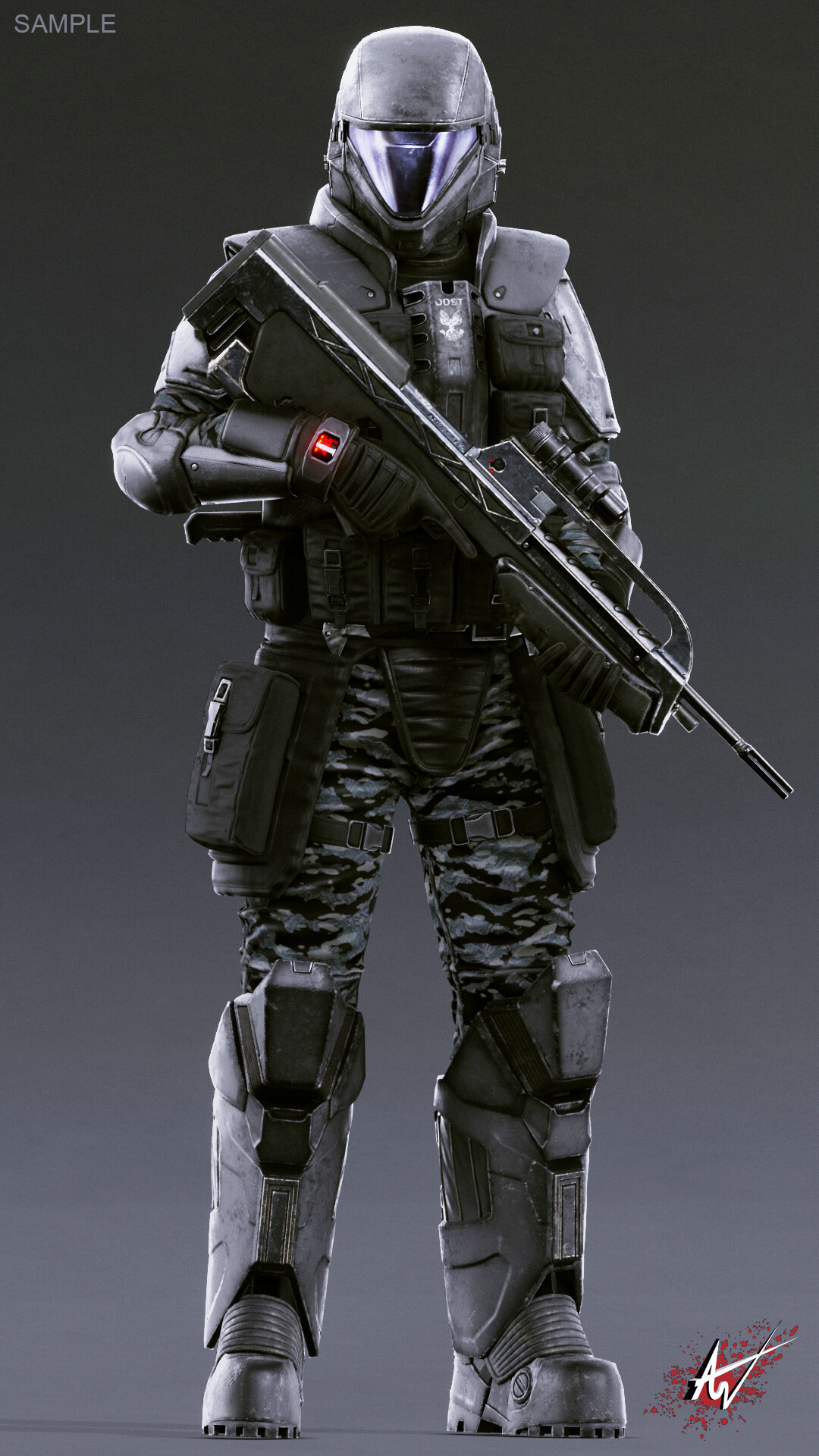 Halo 2 Odst Armor