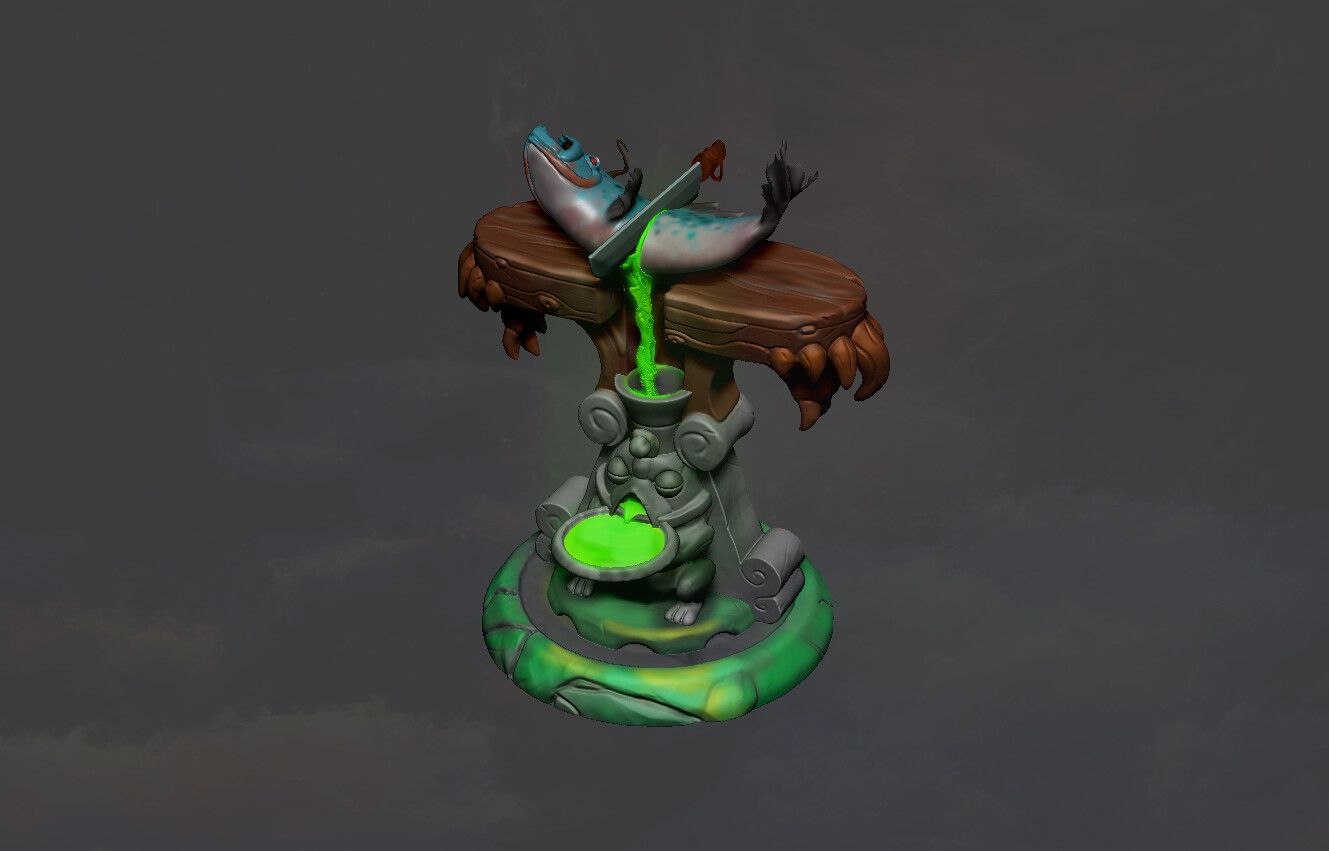 ArtStation - Fish altar
