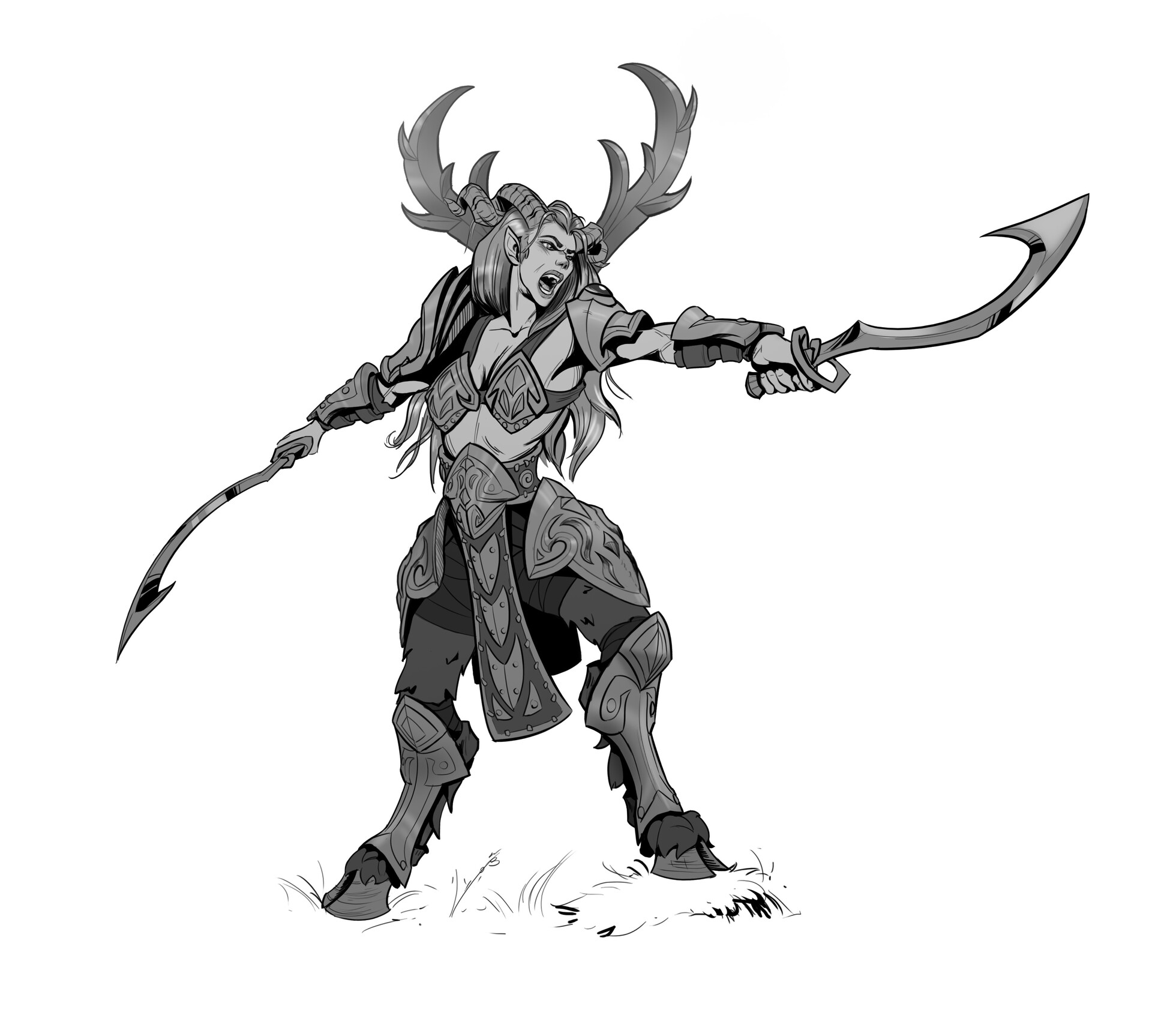 ArtStation - Satyrs| Miniatures Concepts