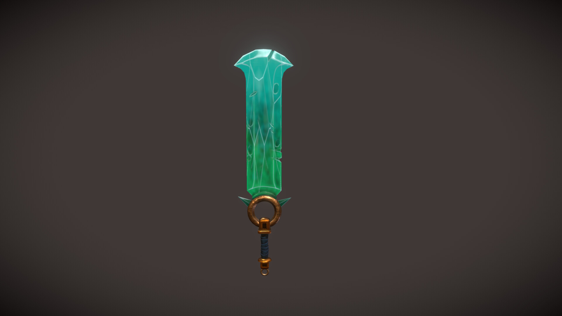 ArtStation - Stylized Crystal Sword