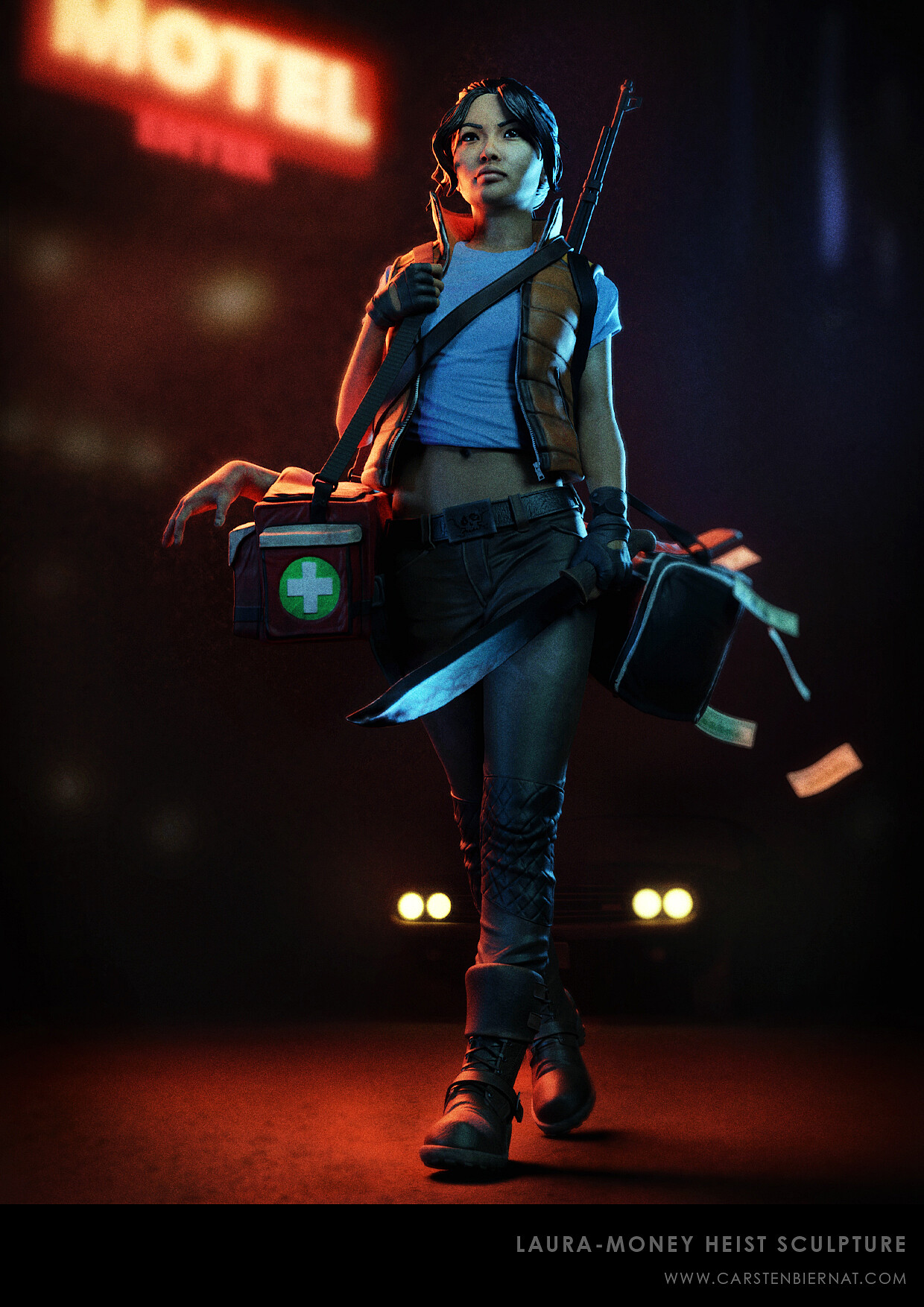 ArtStation - Laura-Money Heist