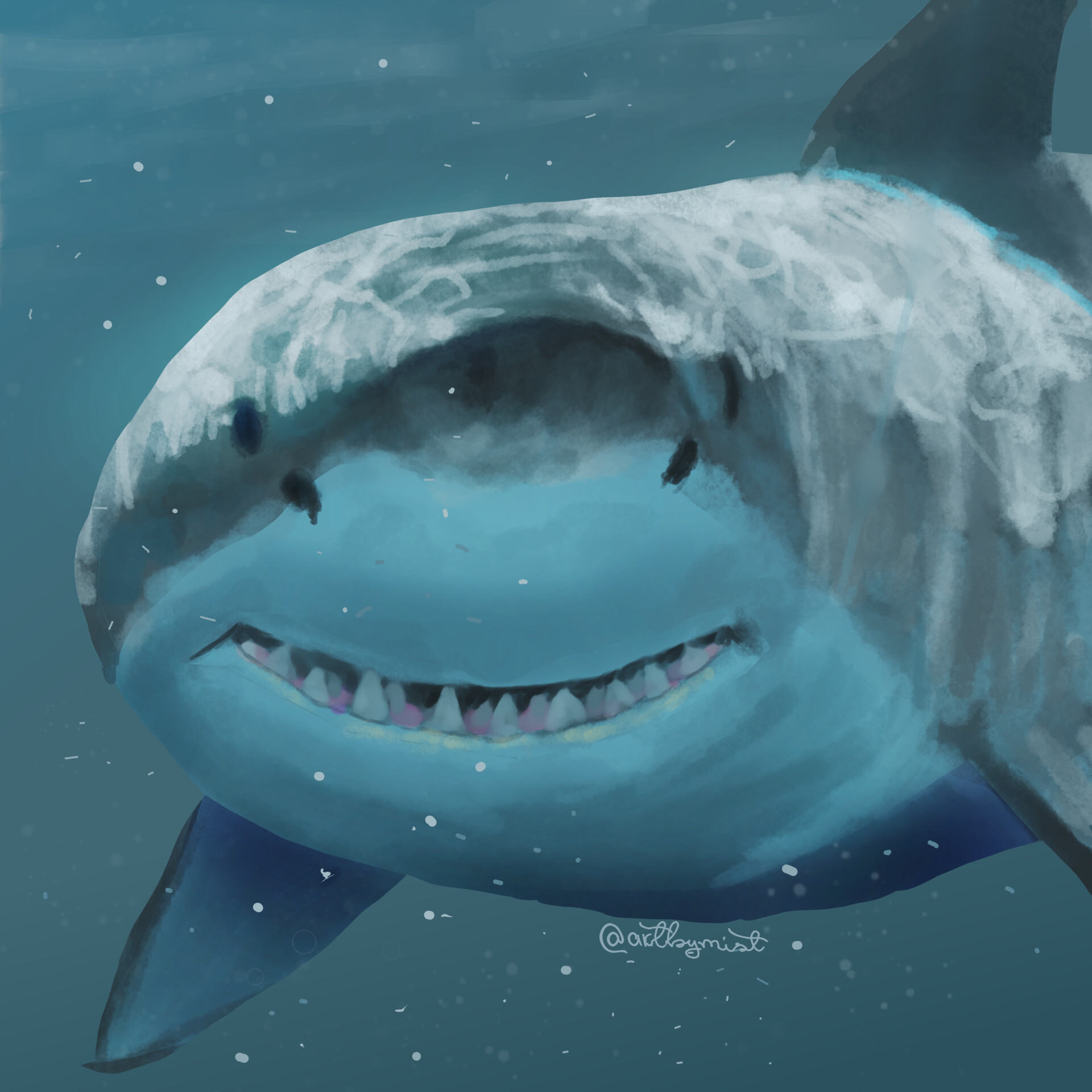 ArtStation - Happy shark