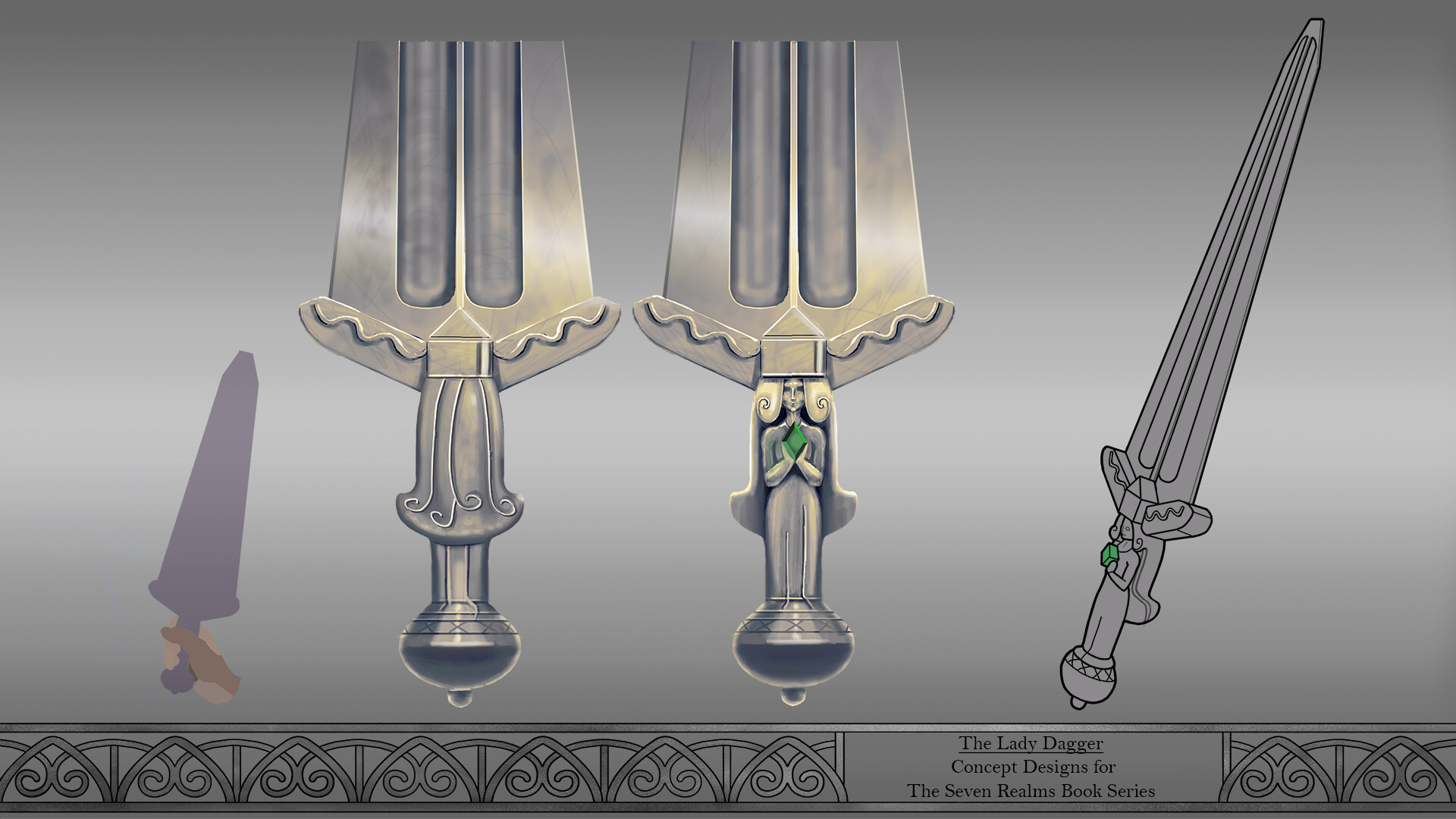 ArtStation - Steal Dagger Render