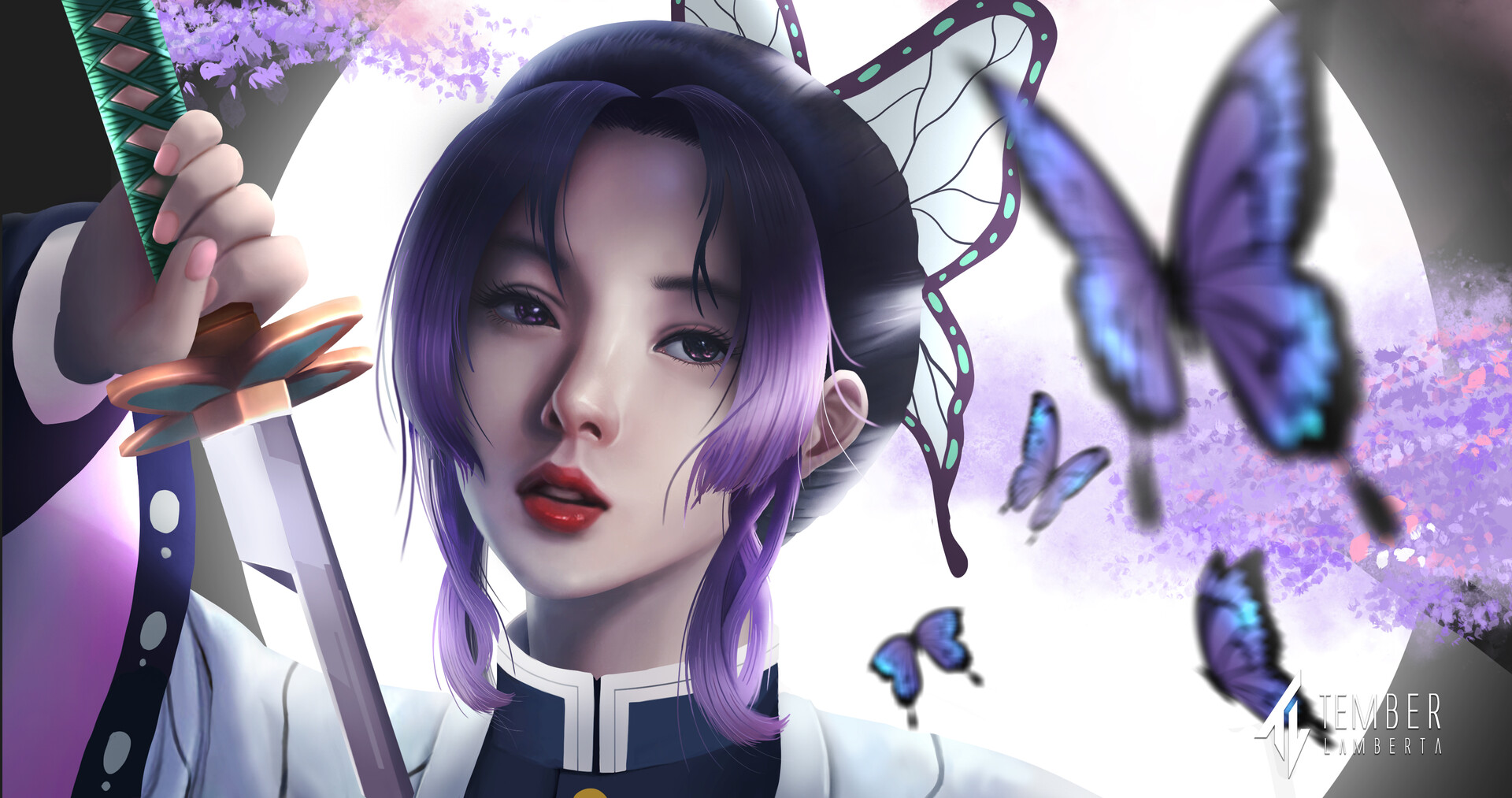 ArtStation - Kimetsu No Yaiba - Shinobu Kochō