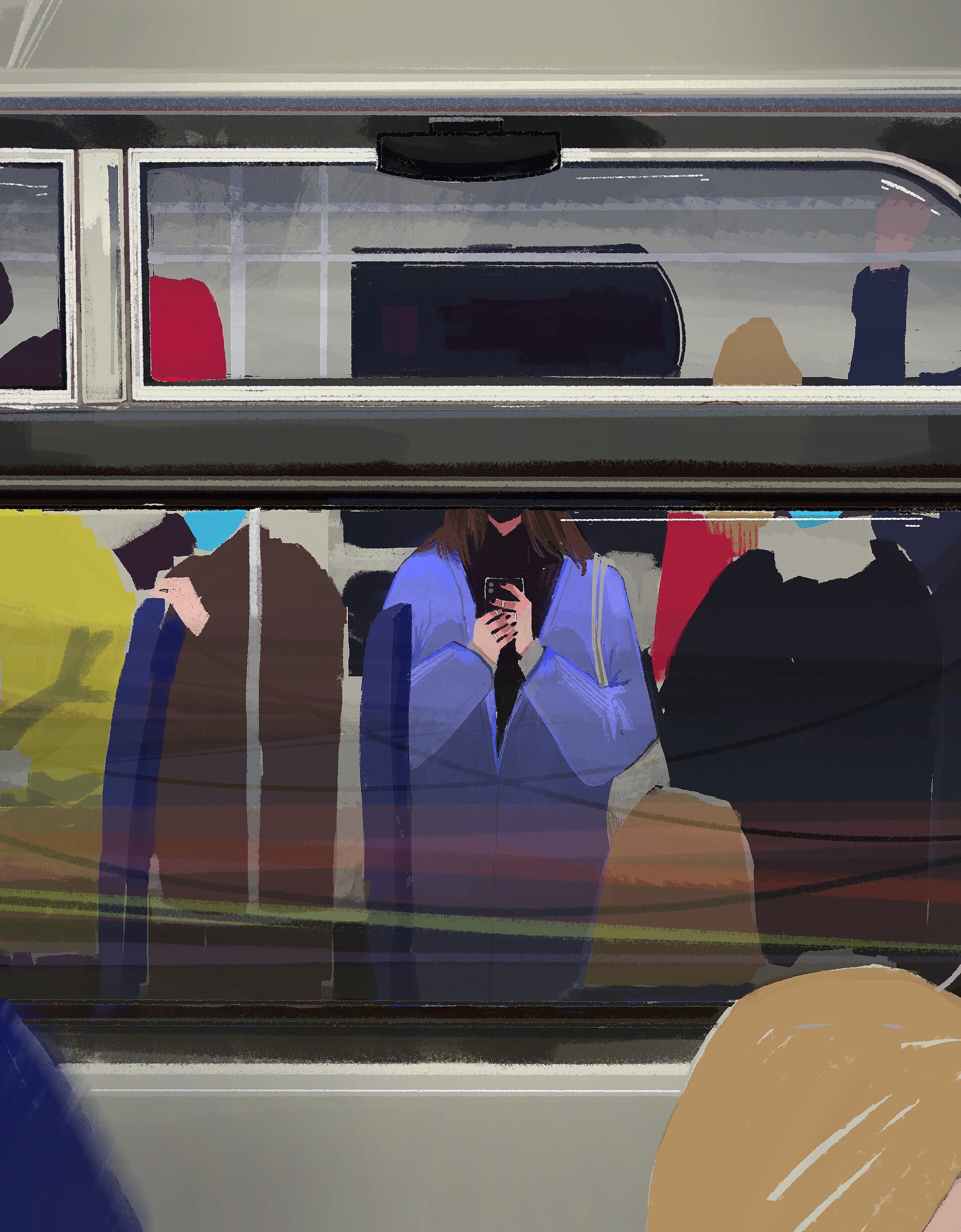 ArtStation - Social distance on Tuesday morning