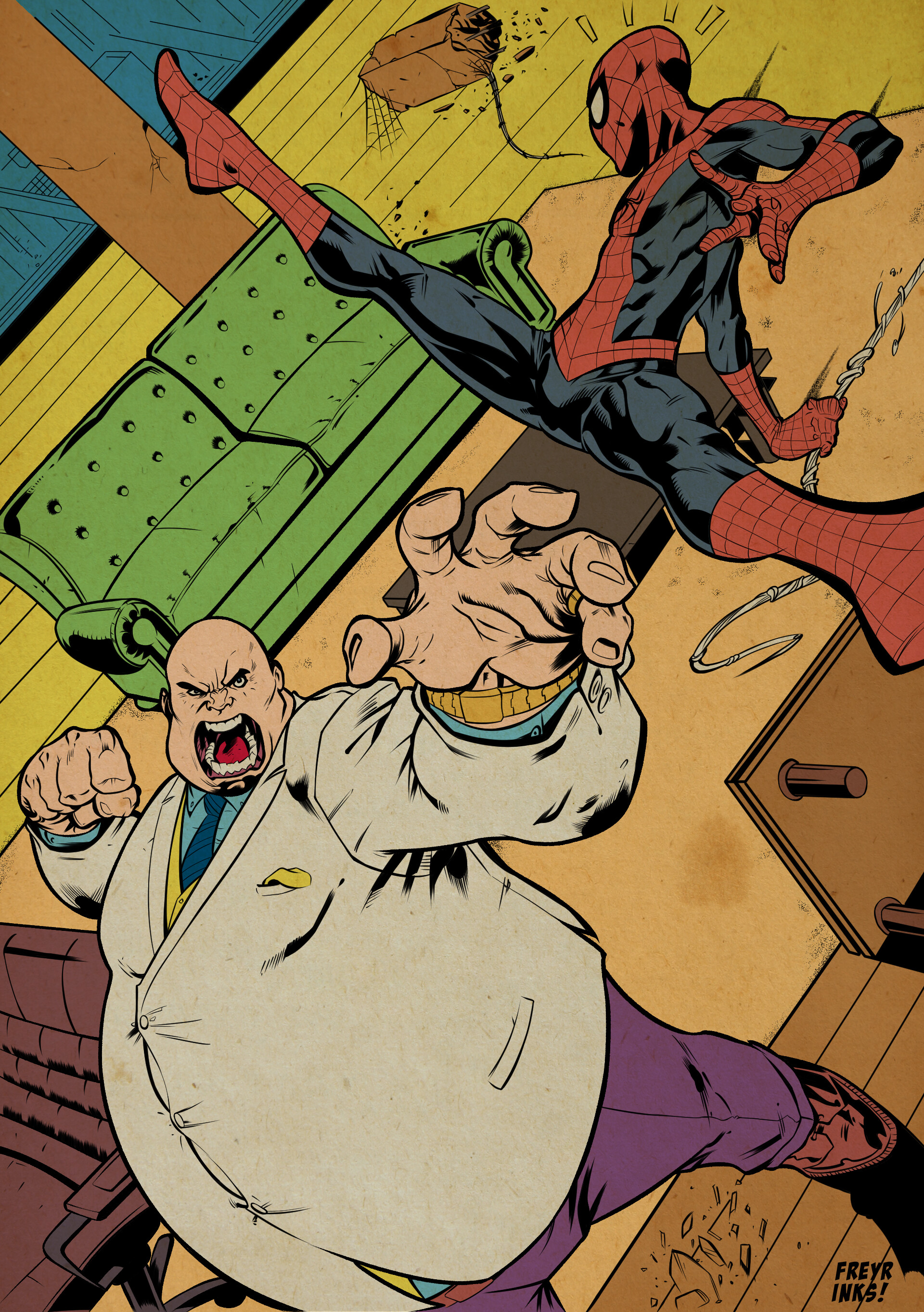 Kingpin Vs Spiderman