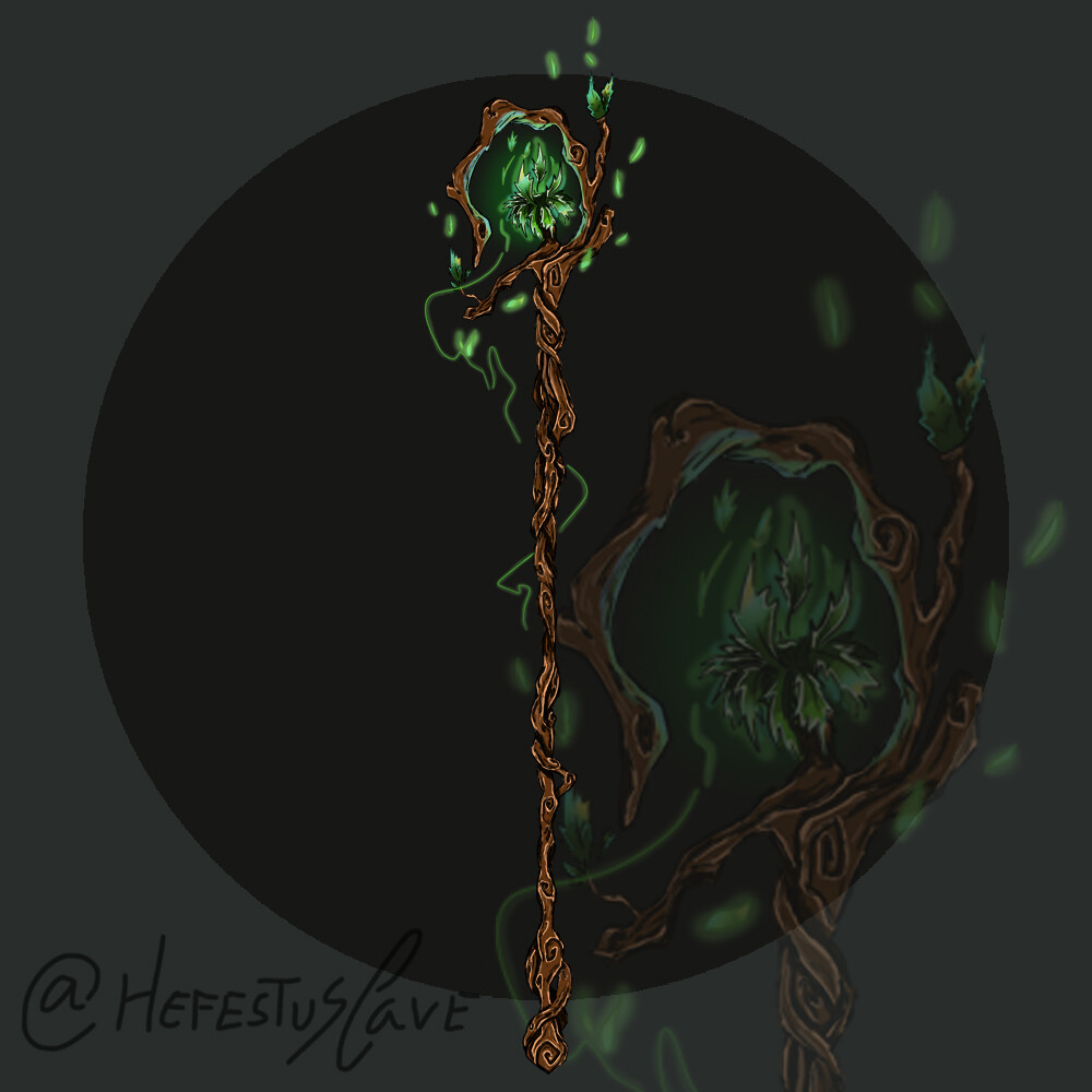 ArtStation - Druid's Staff