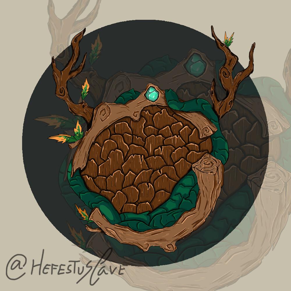 ArtStation - Oak Shield