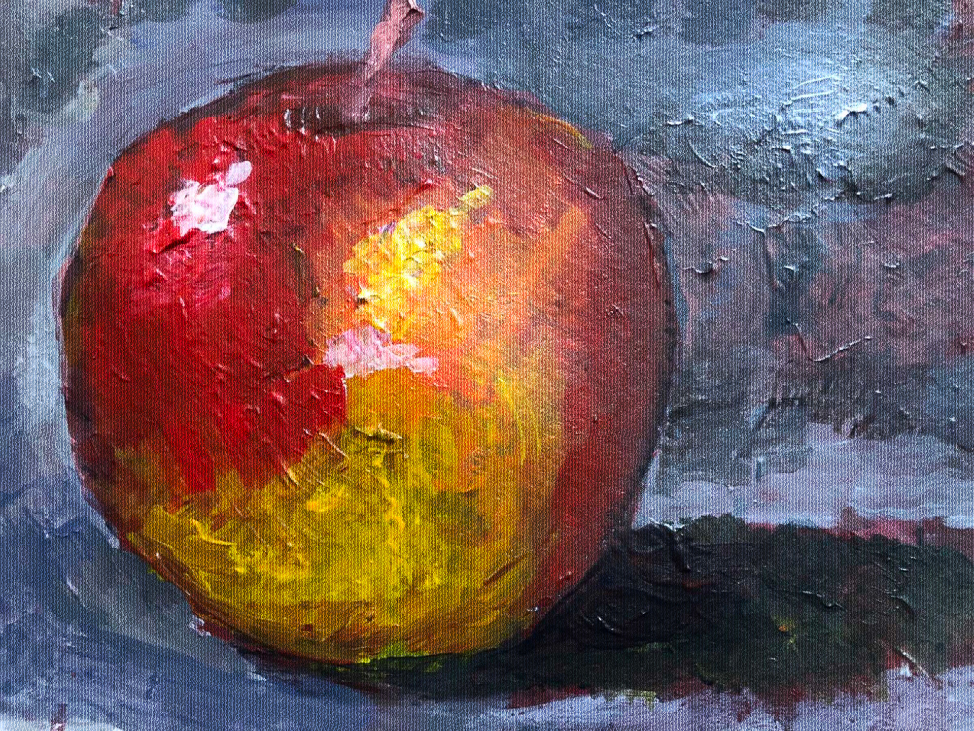 Mytee - Acrylic with soft brush - Academic painting