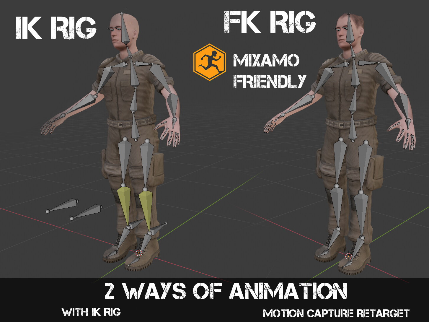 Rookie soldier - IK & FK RIGGED - Buy Royalty Free 3D model by Wafelek ...