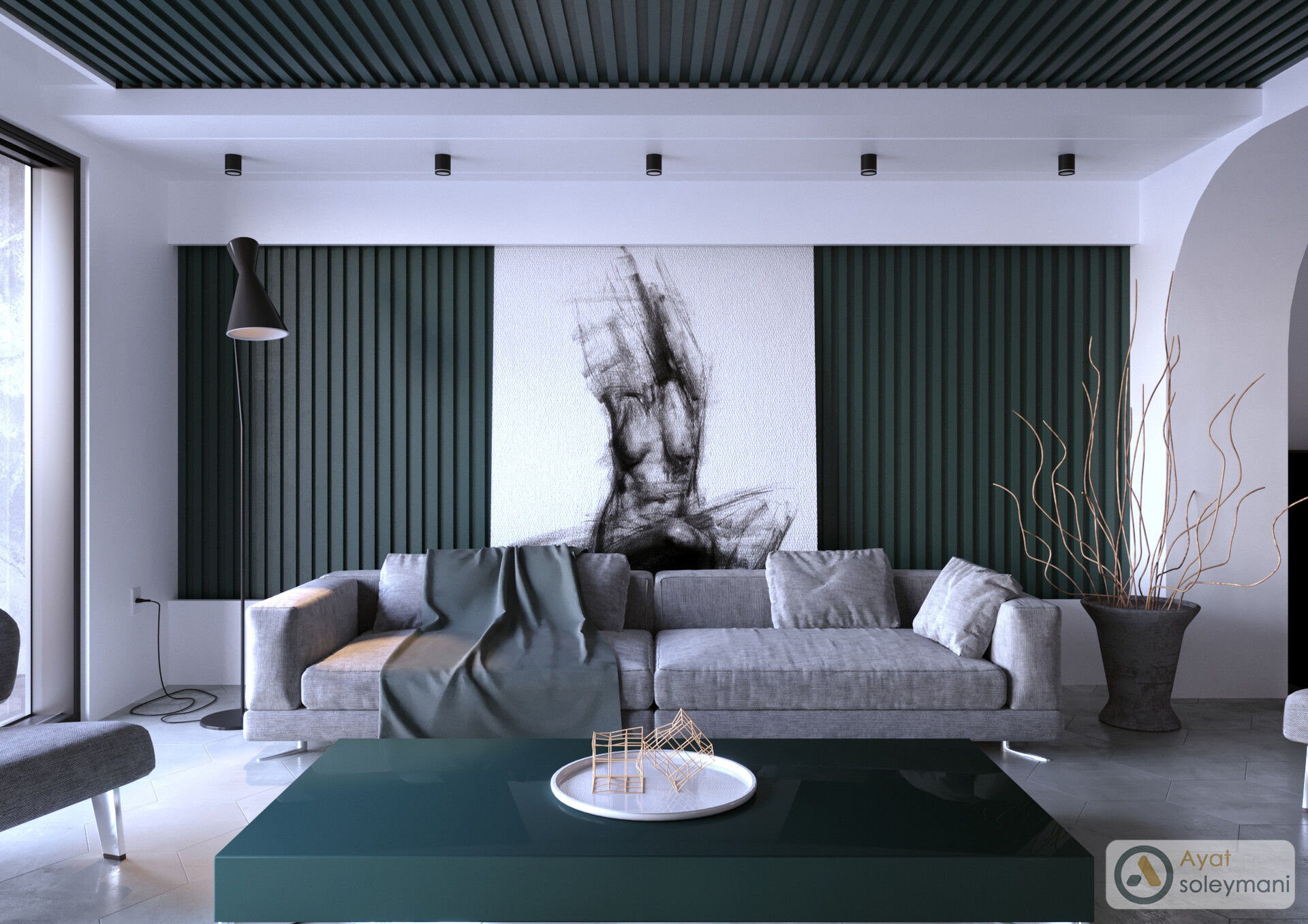 ArtStation - Interior Hall Design