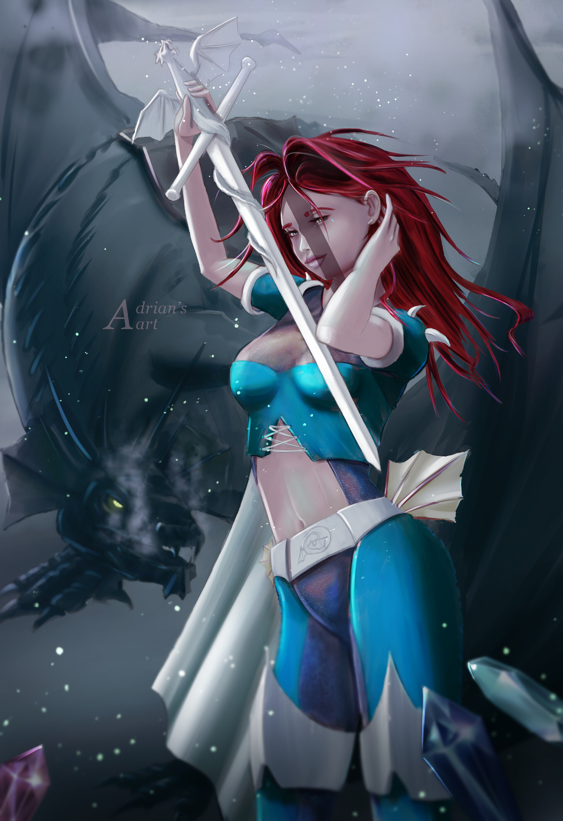 ArtStation - Dragon warriors