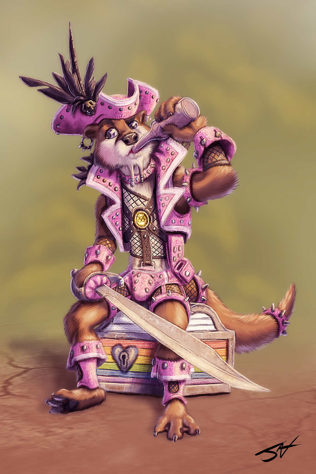 ArtStation - Feral Wasteland: Jolly Roger