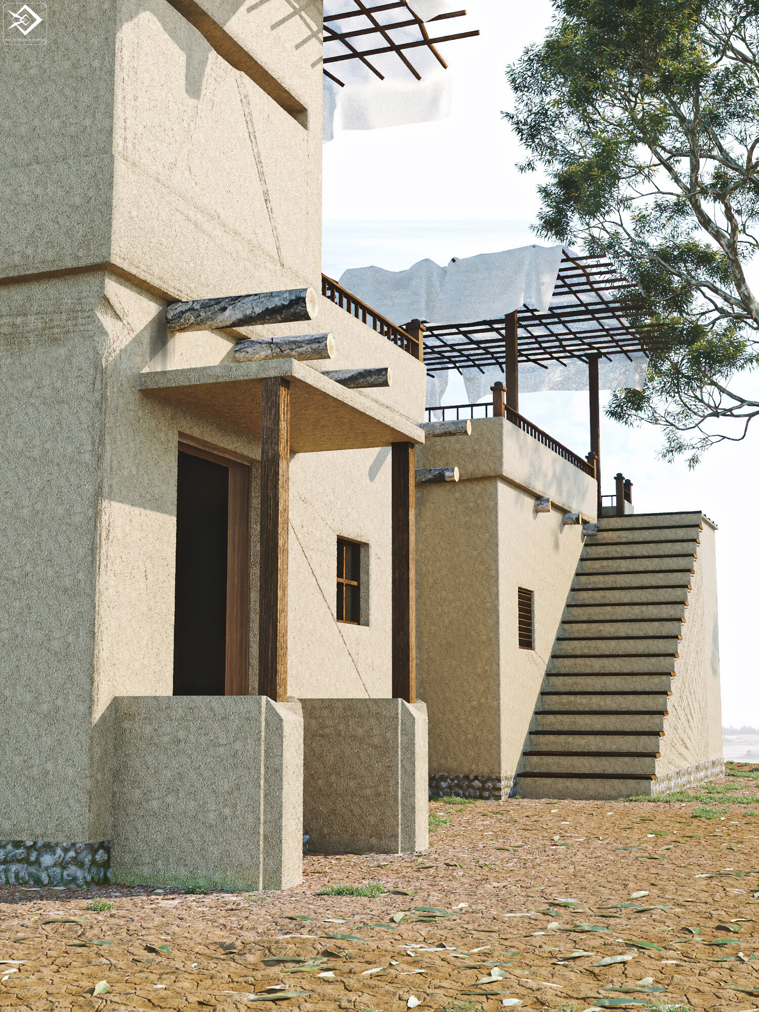 ArtStation - Desert House