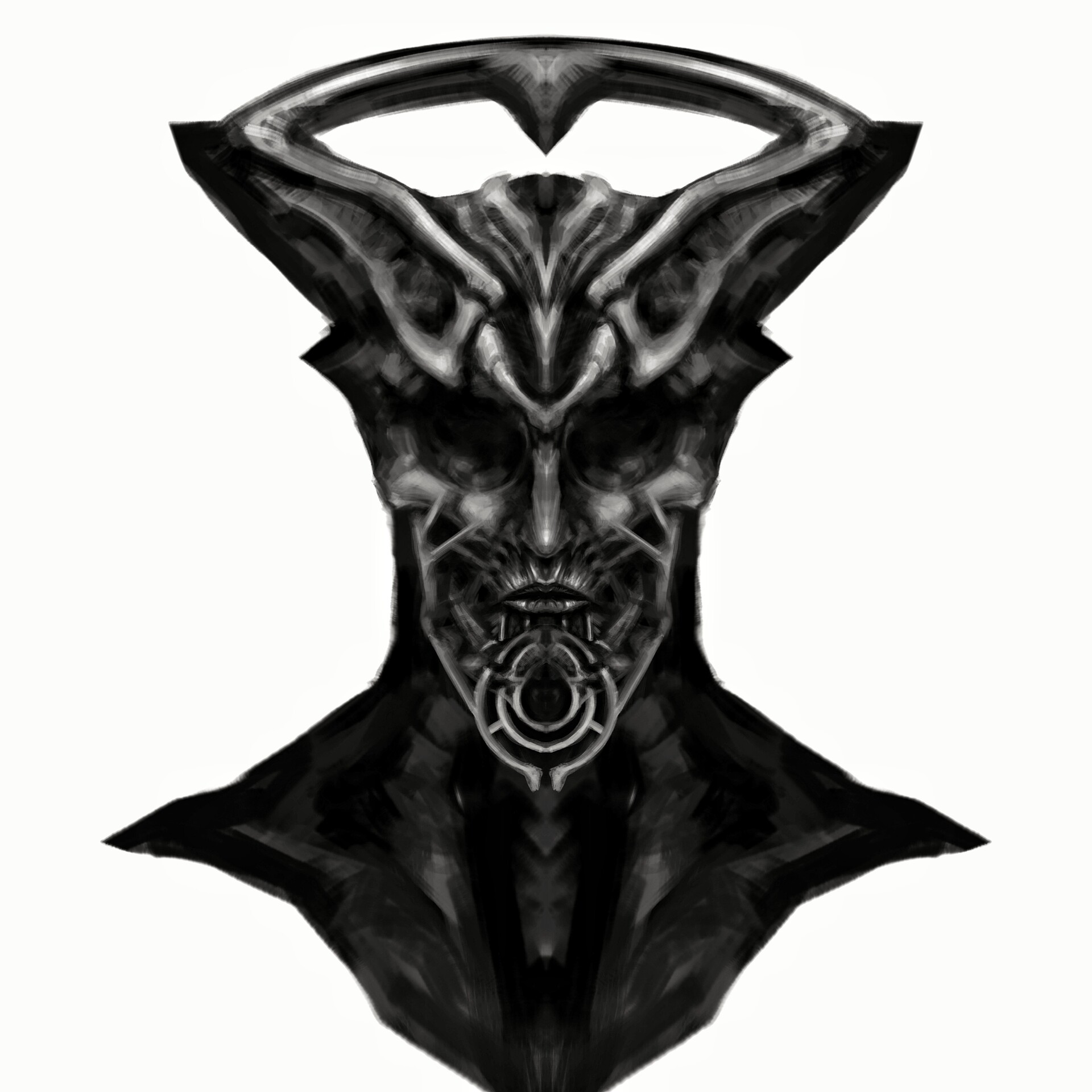 ArtStation - Demon Head Concept Sketches