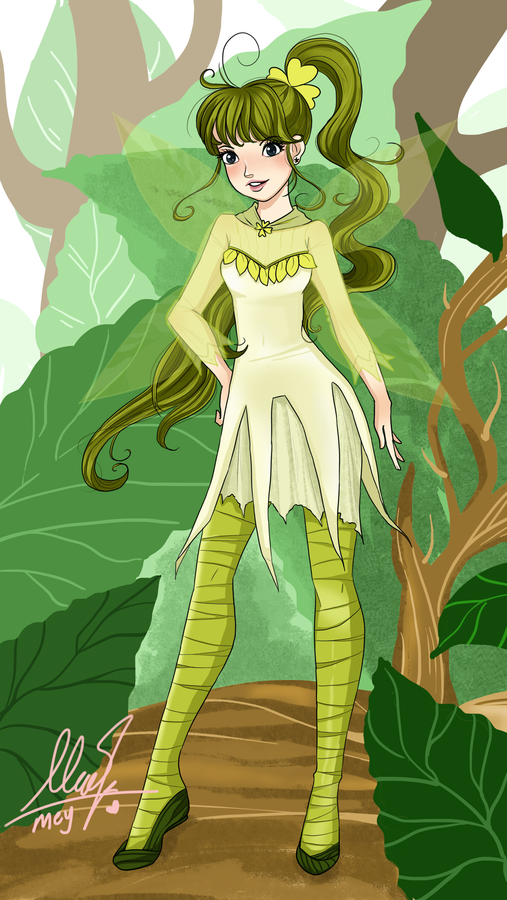 ArtStation - clover fairy