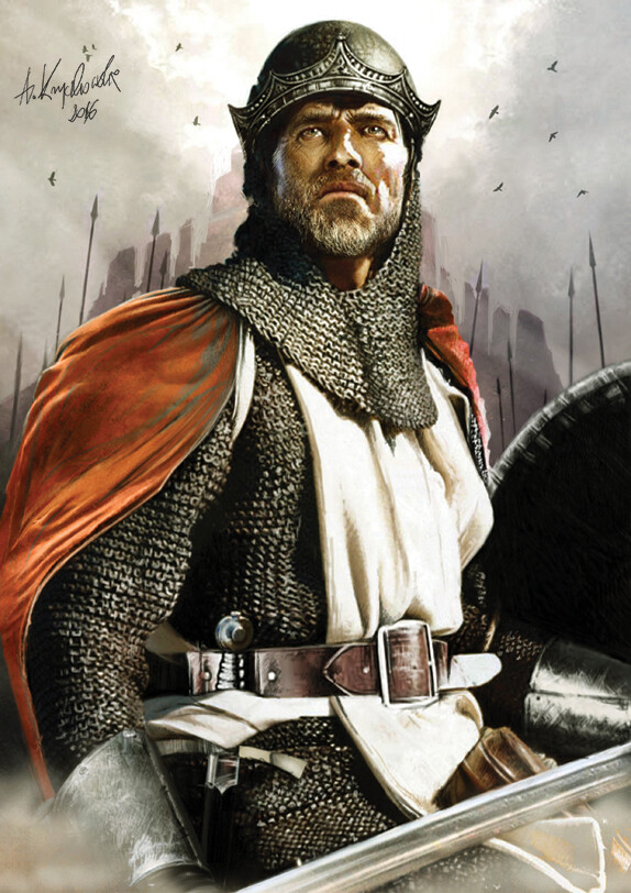 ArtStation - King Harold Godwinson II / card art