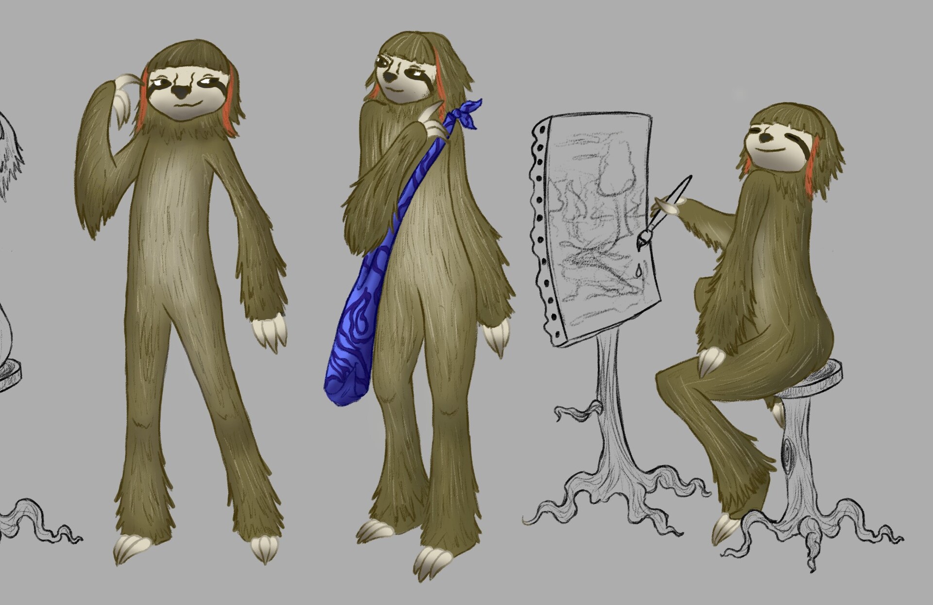 ArtStation - Sloth Friend