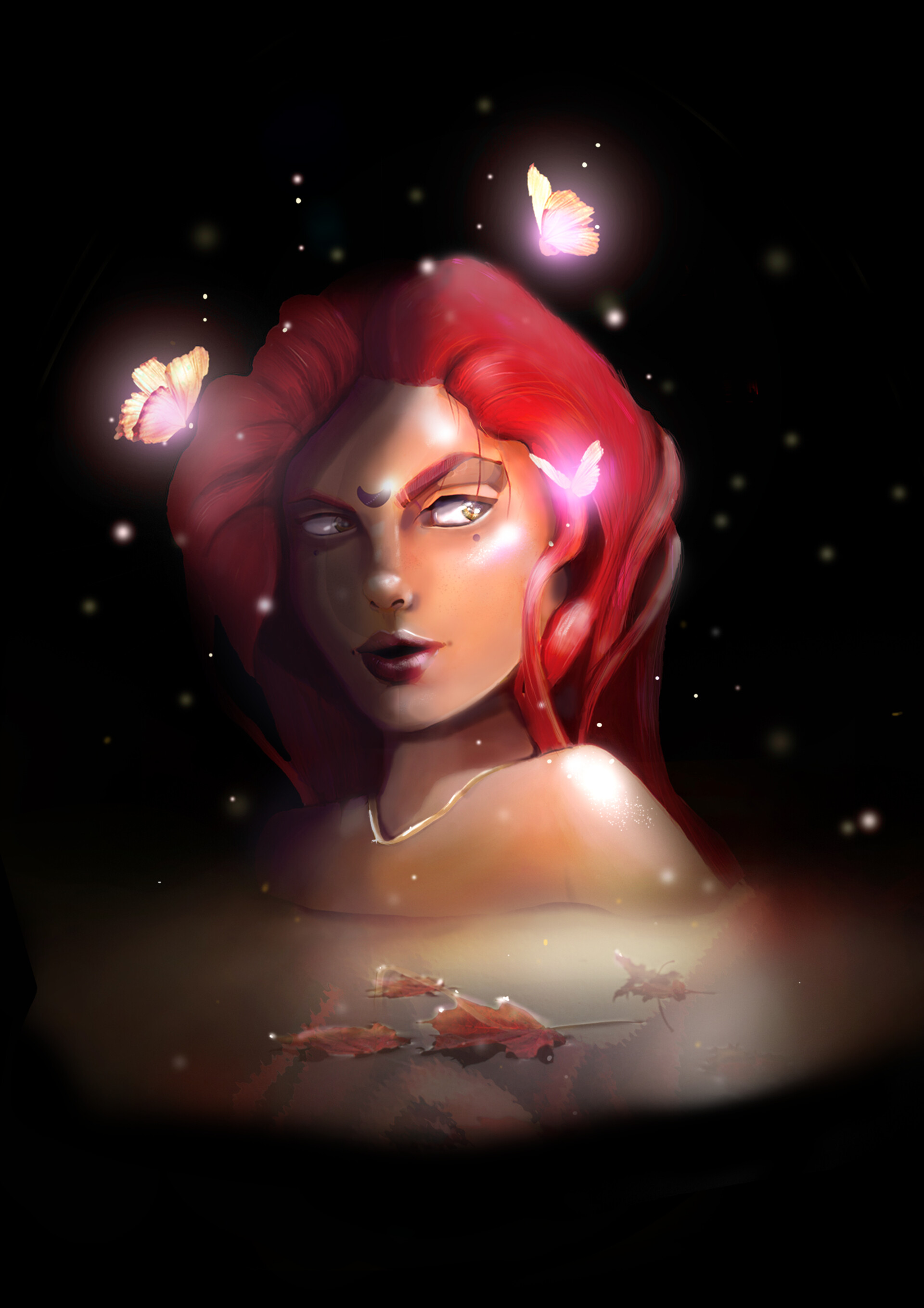 ArtStation - Redhead Skinny Dipper