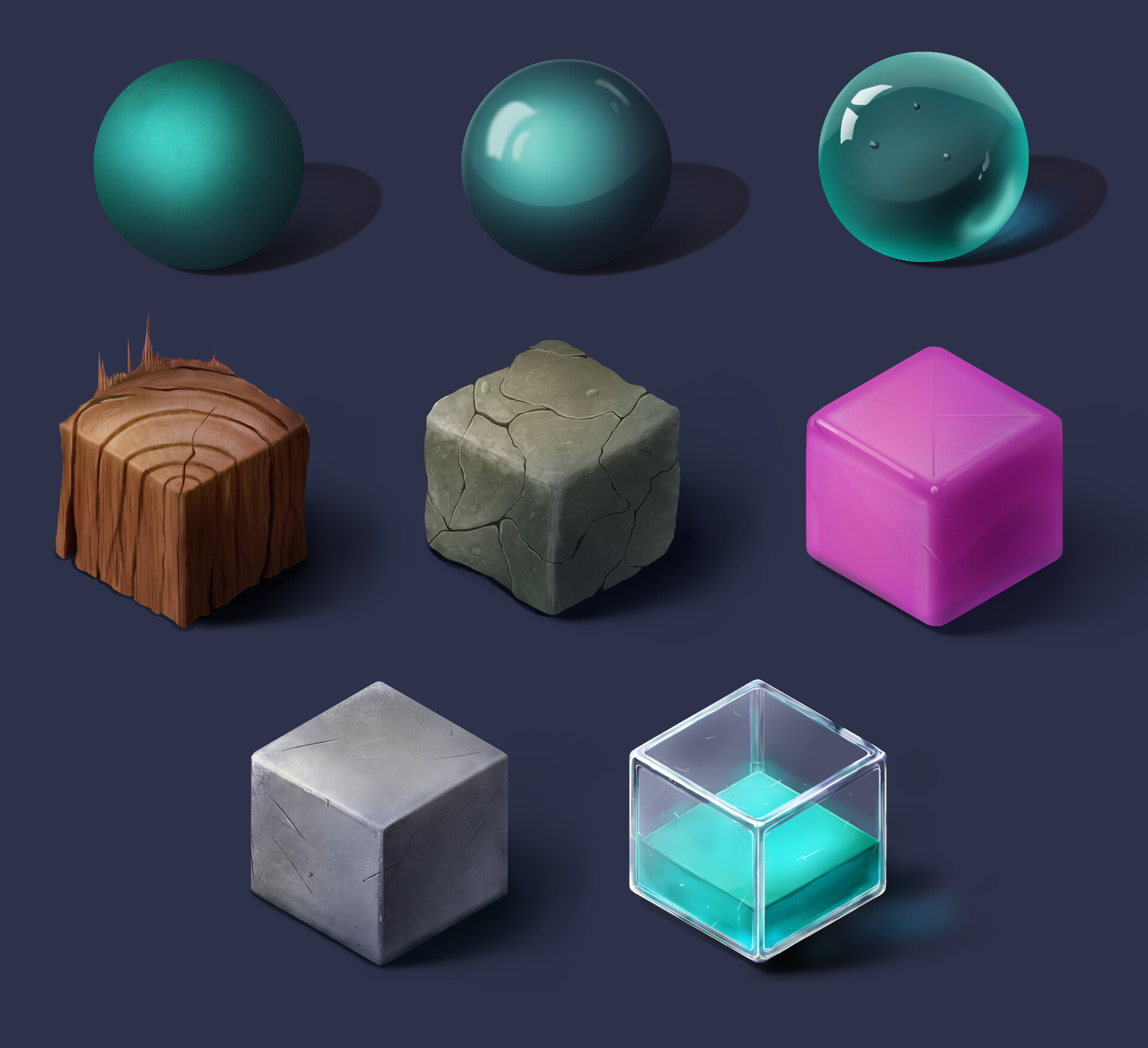 ArtStation - Texture study