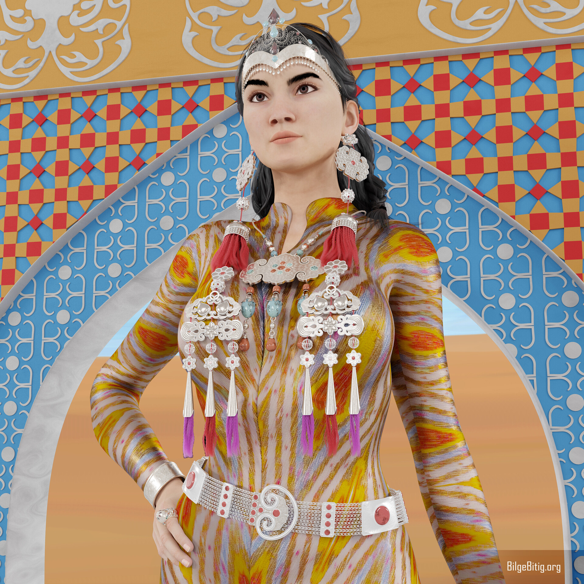 ArtStation - Majesty of the Karluk - The Uyghur Woman