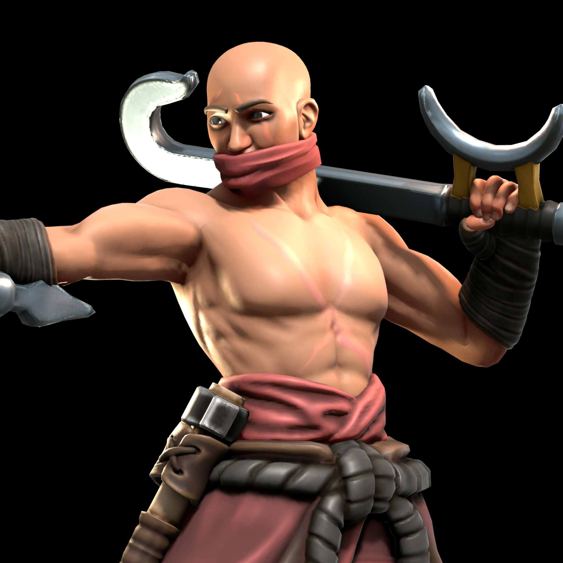 ArtStation - Monk Pose 2