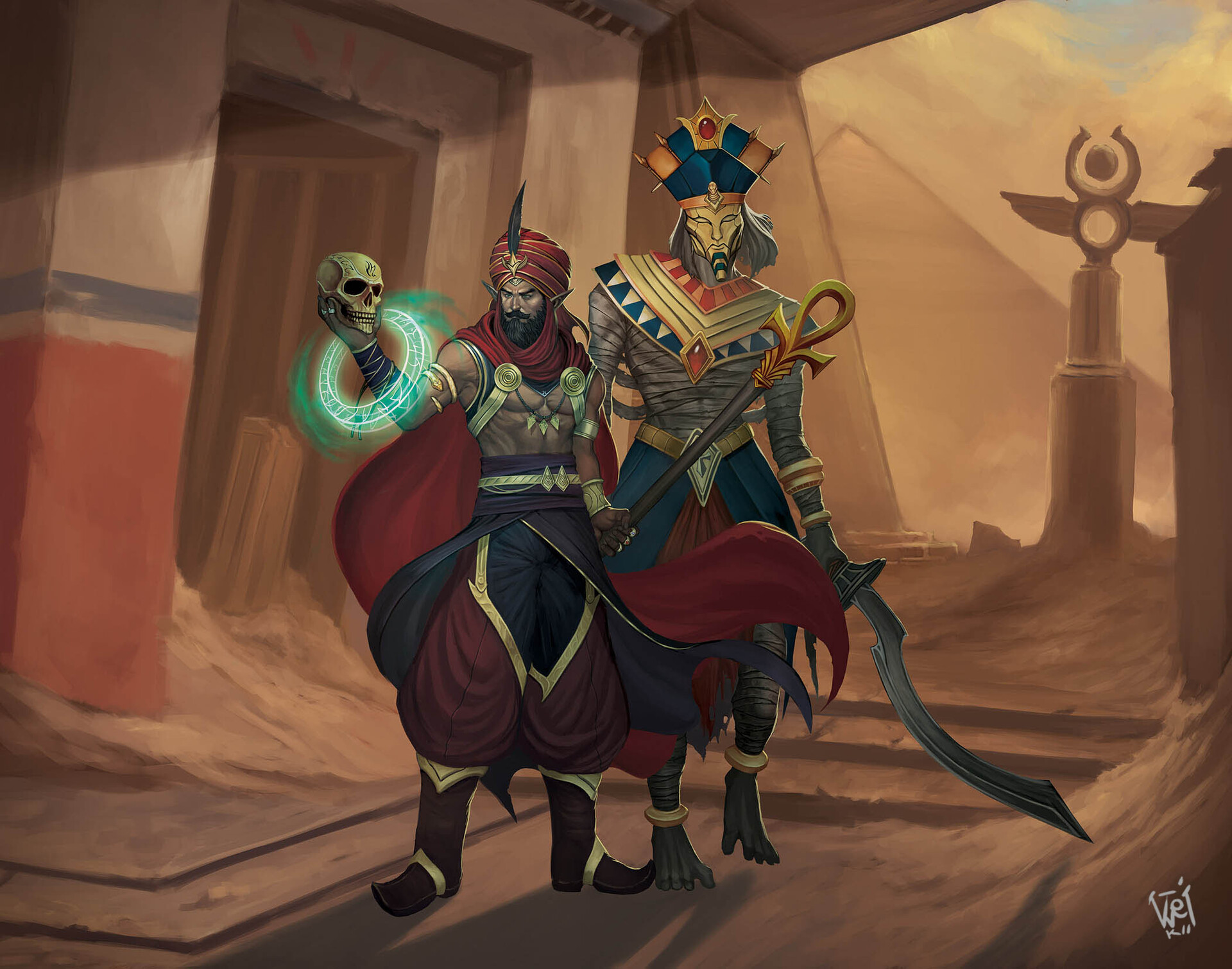 ArtStation - Almawt`amri the necromancer