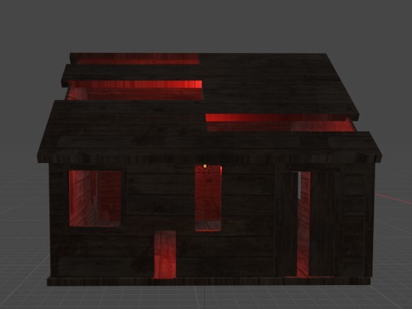 ArtStation - Broken Down Cabin