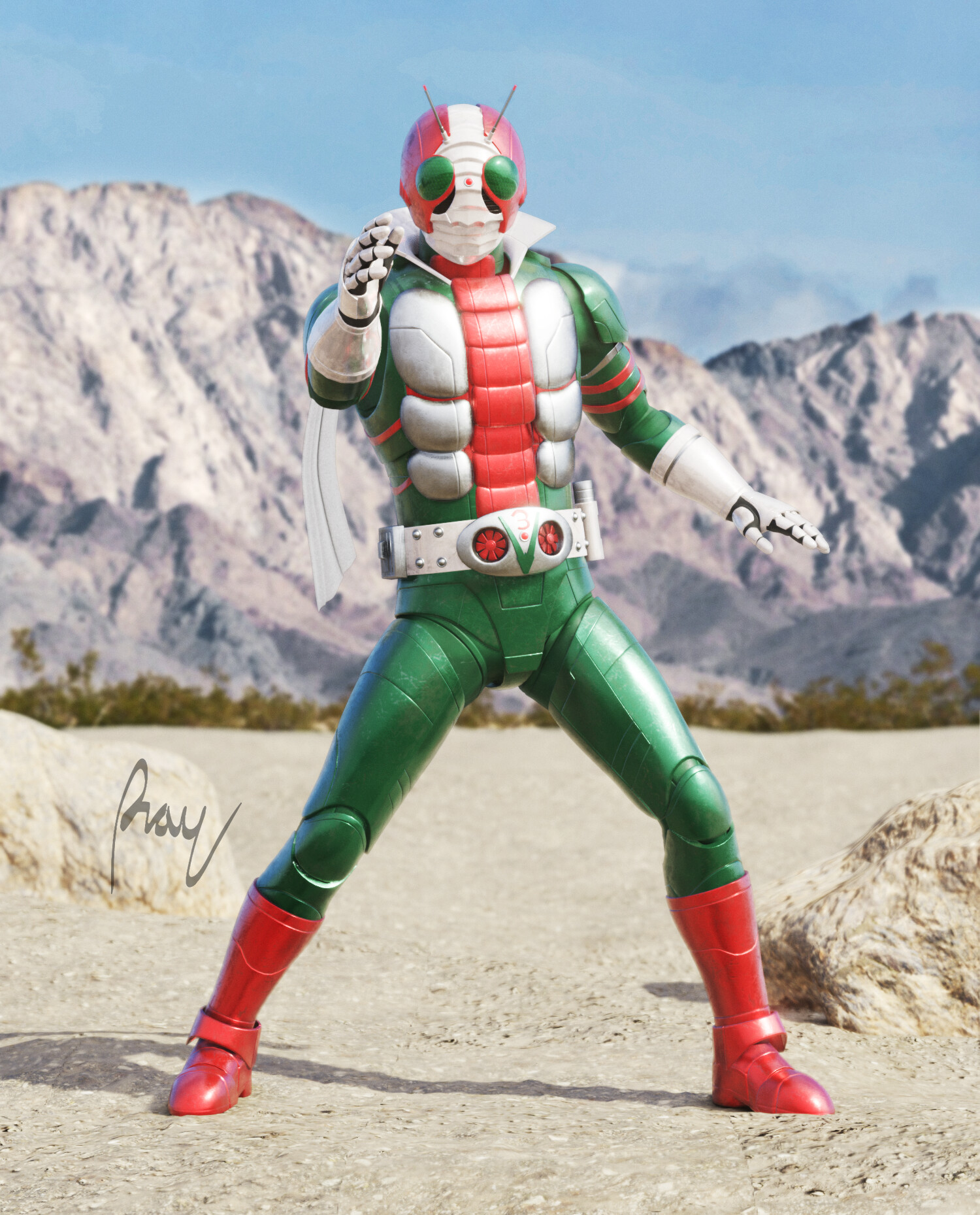 Pray Wibowo - 10 Kamen Rider showa